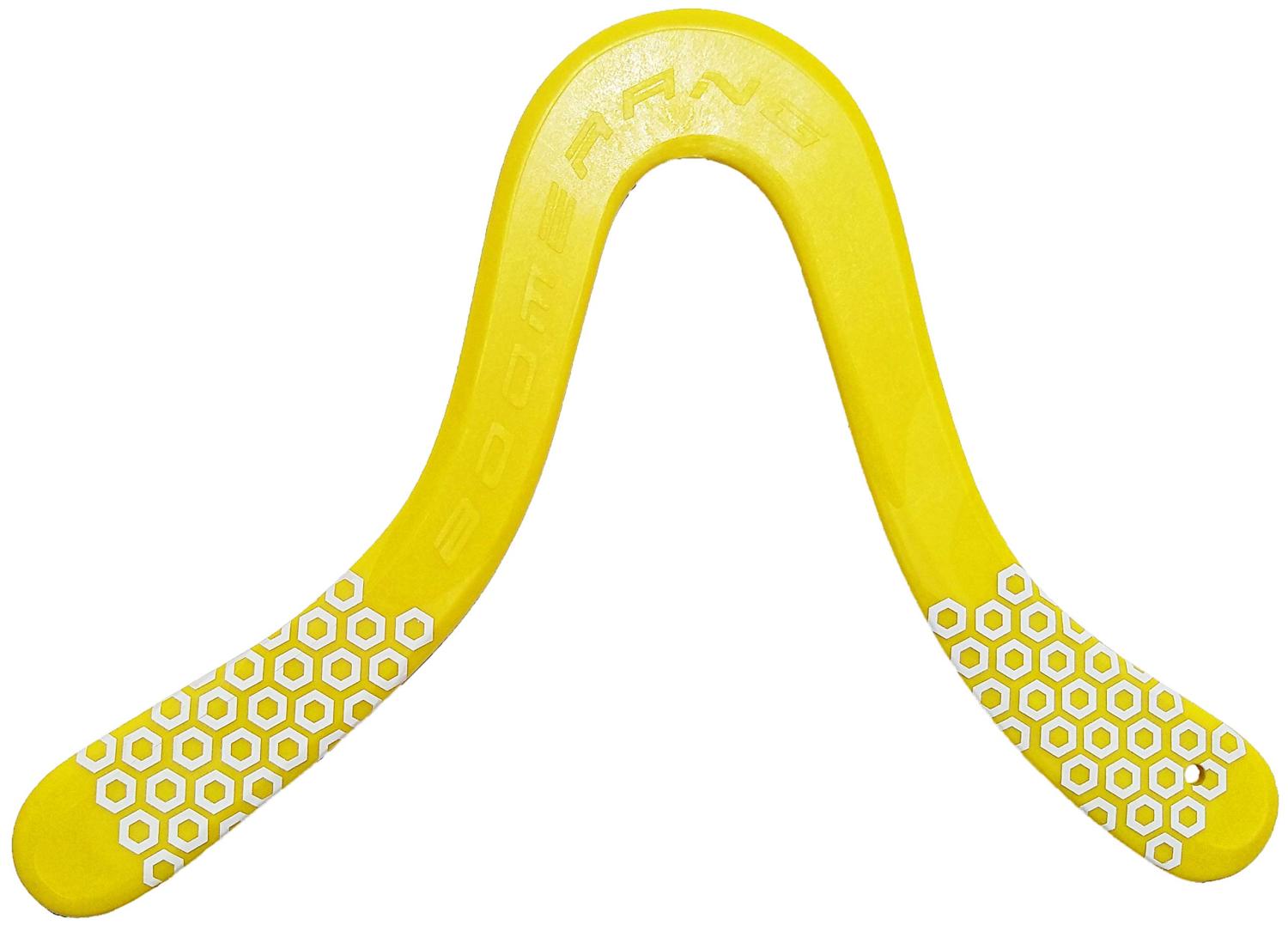 Manu Pro Yellow Boomerang for Kids 8-80 | Professional Molded Design by ...