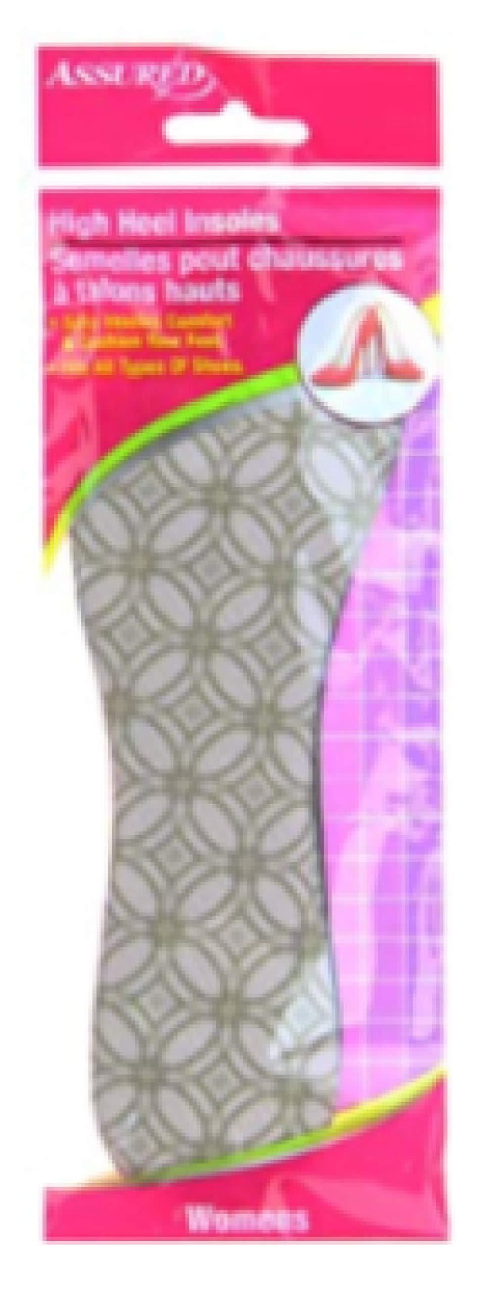 Assured Women's High Heel Insoles - 5 Pack | Comfort & Support for High ...