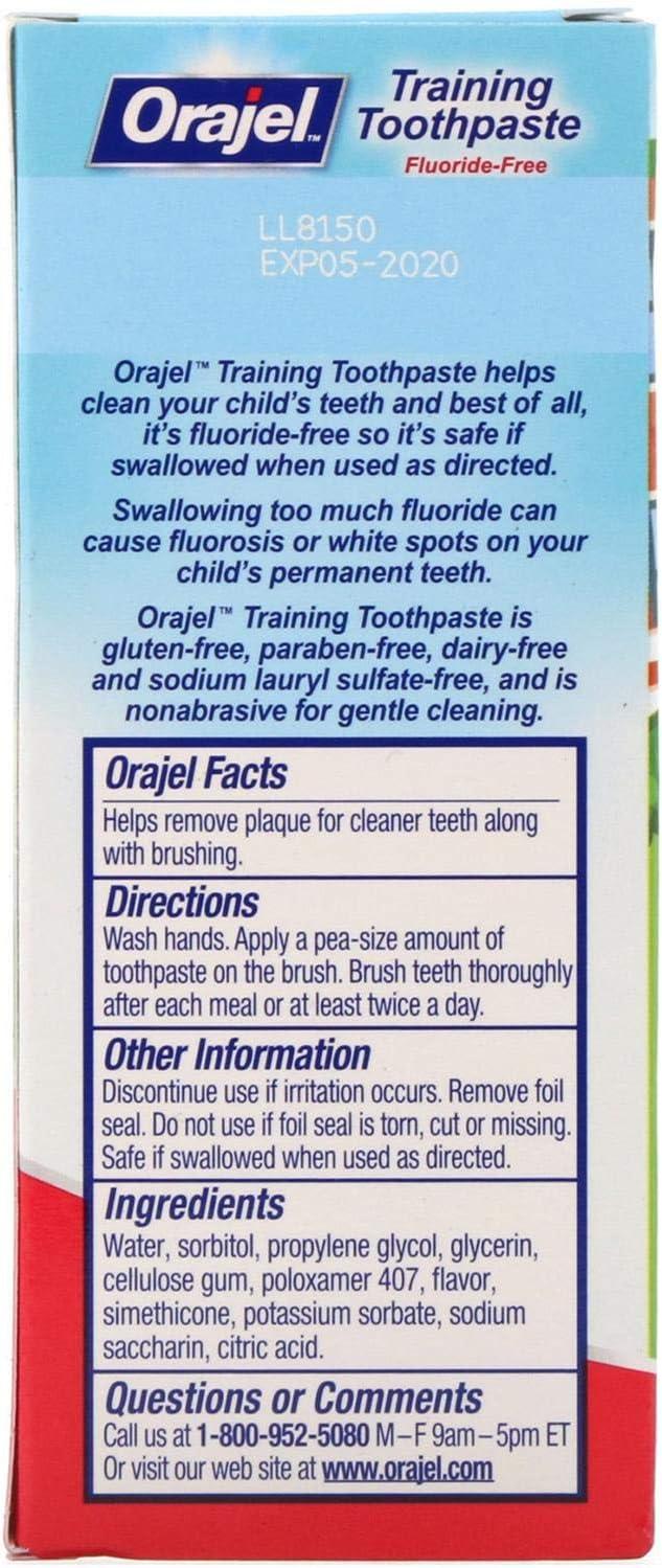 Orajel Toddler Training Toothpaste Berry Fun 1.50 oz - Gentle Dental ...