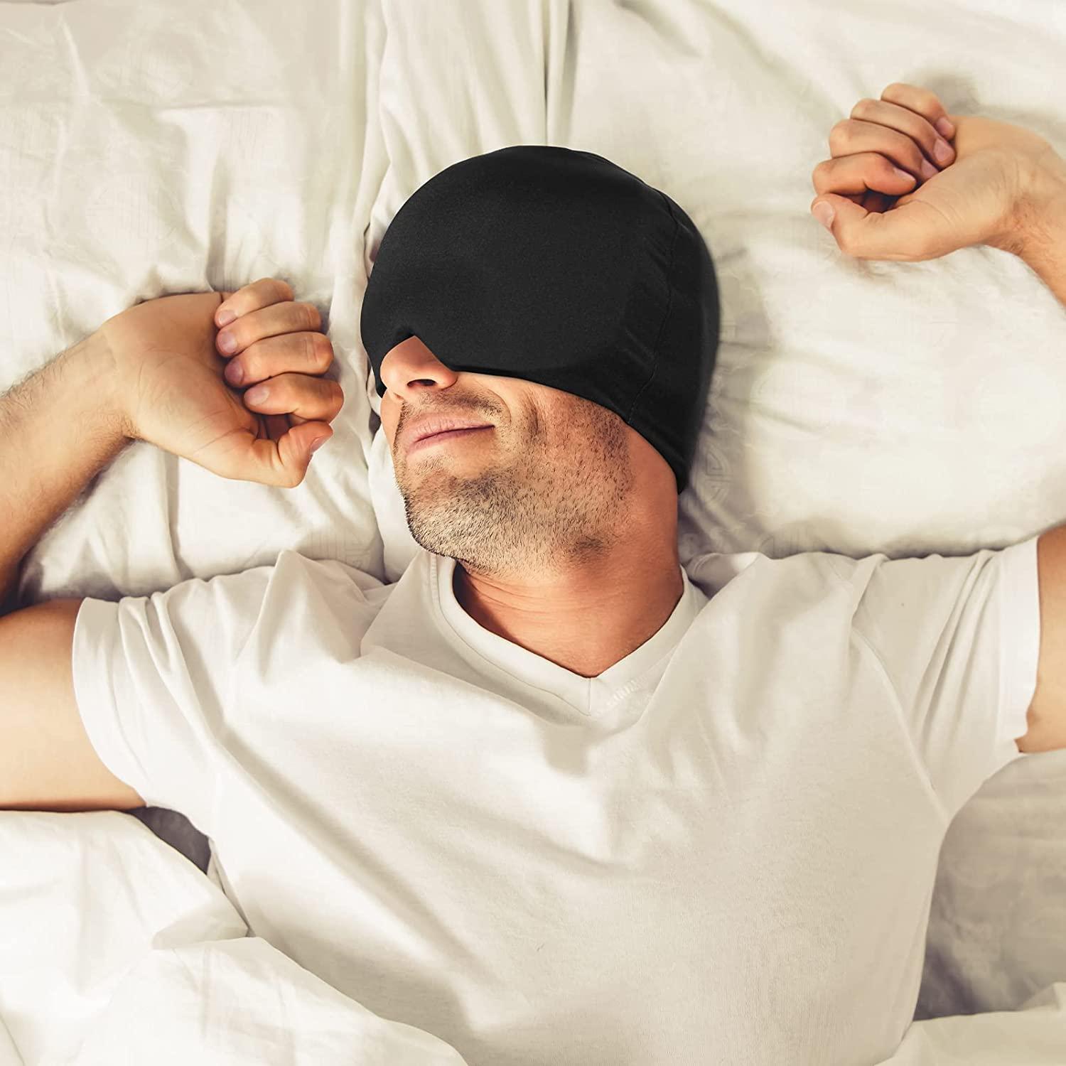 ComfiTECH Migraine Ice Head Wrap - Top Coverage Headache Relief Hat for ...