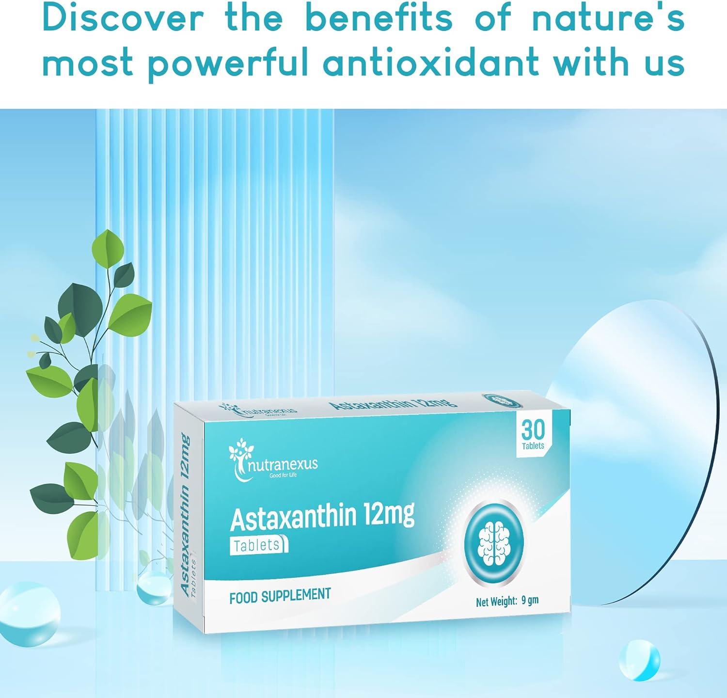 Astaxanthin Supplement for Eye, Skin & Joint Health - Antioxidant ...