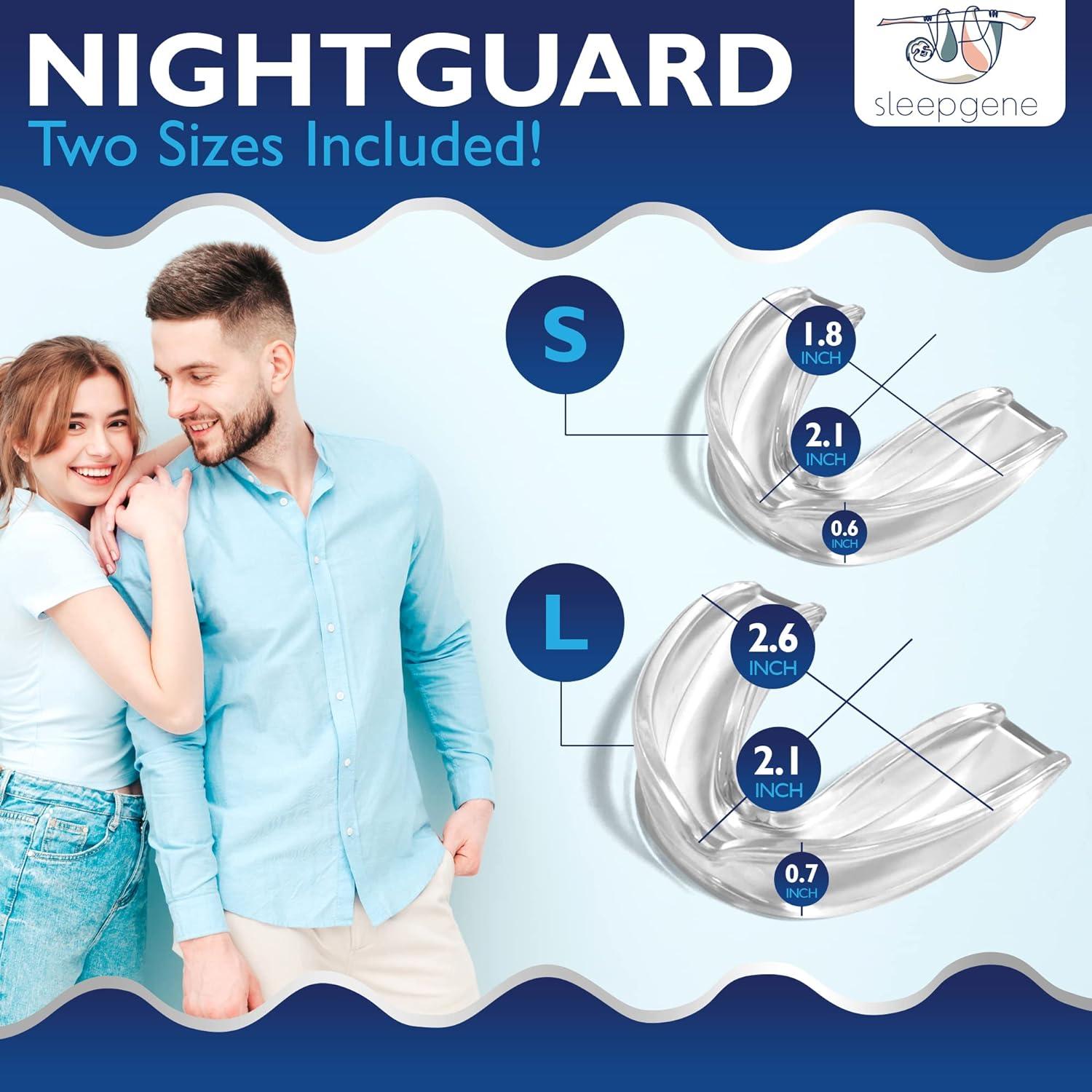 Sleepgene Dental Night Guard - BPA-Free Moldable Mouth Guard for Teeth ...