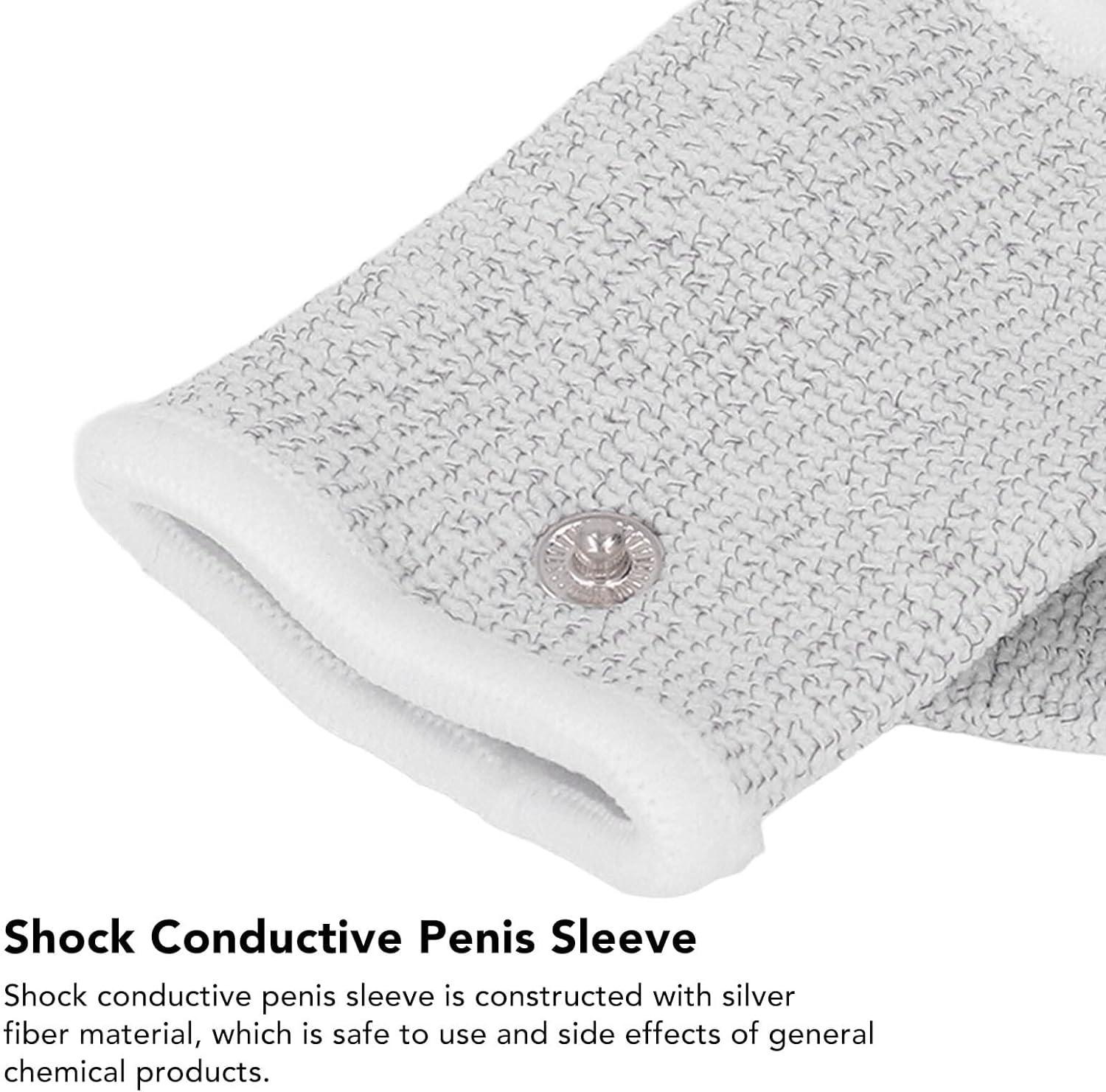 2pcs Shock Conductive Sleeve Conductive Garment for Men Adjustable ...