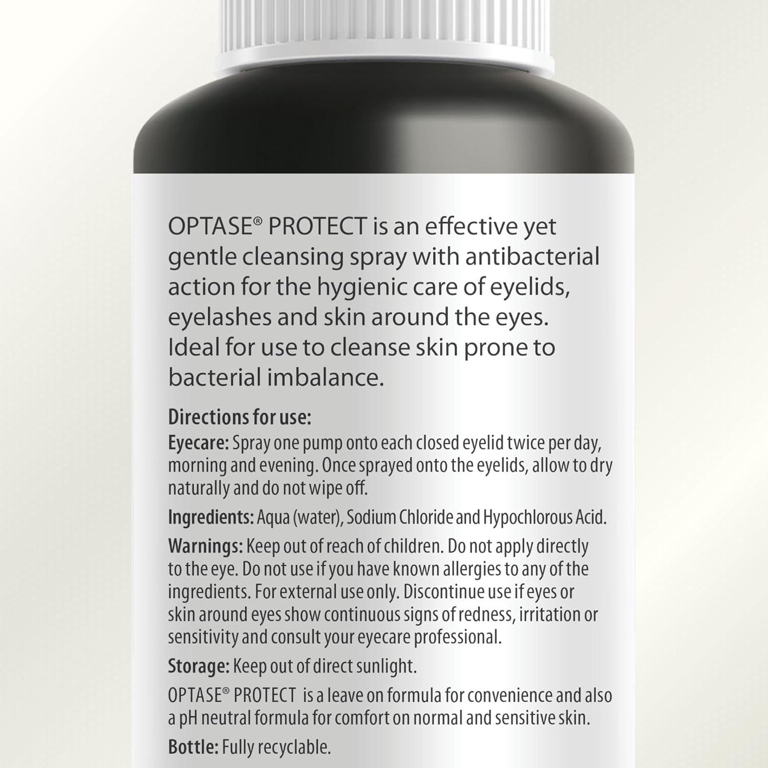 Optase Protect Antibacterial Eye Spray - 250 Applications ...
