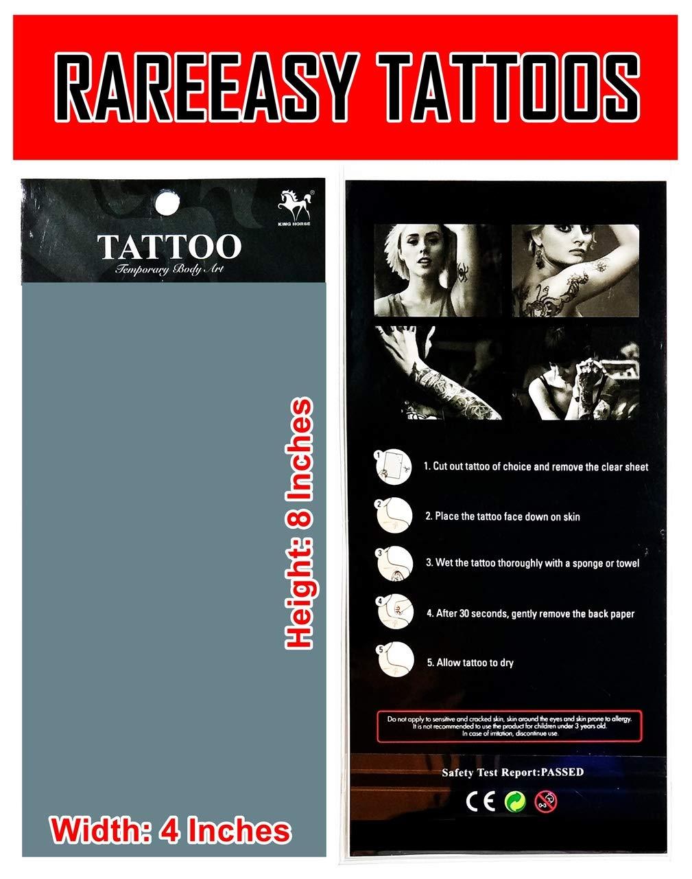 Barbed Wire Creeper Vine Temporary Tattoos - 2 Sheets for Body, Arm ...