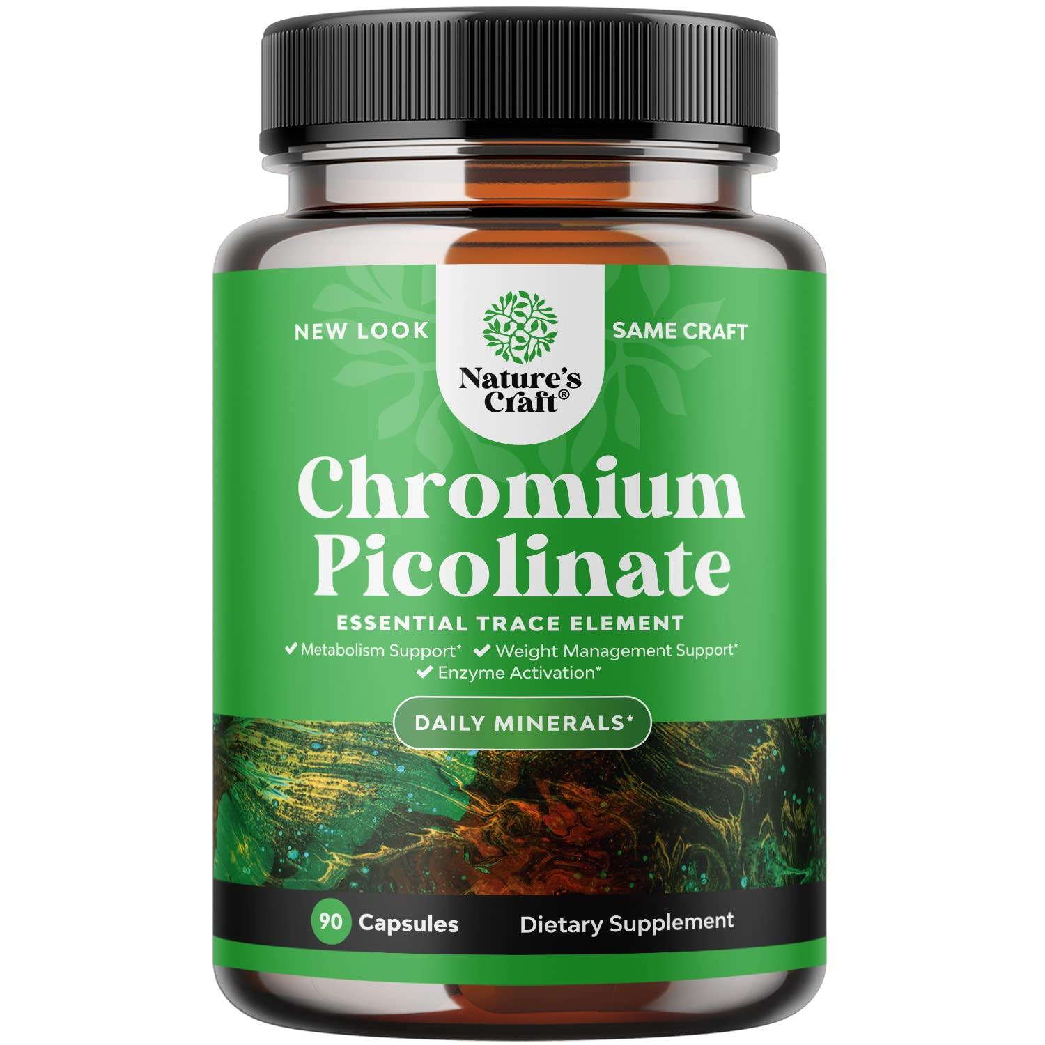 Chromium Picolinate 200mcg Mineral Supplements - Natural Chromium ...