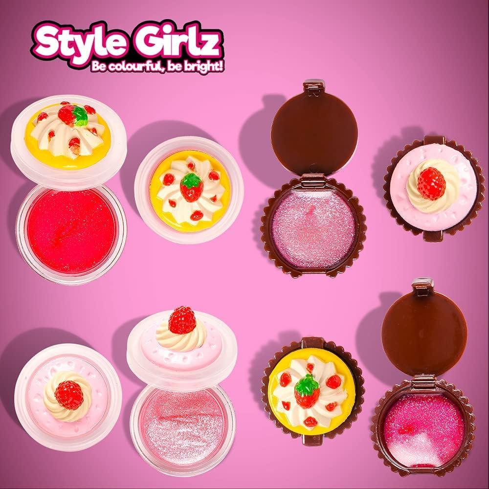 Style Girlz Cosmetics Kids Lip Balm Set - 8 Cupcake Lip Glosses for ...