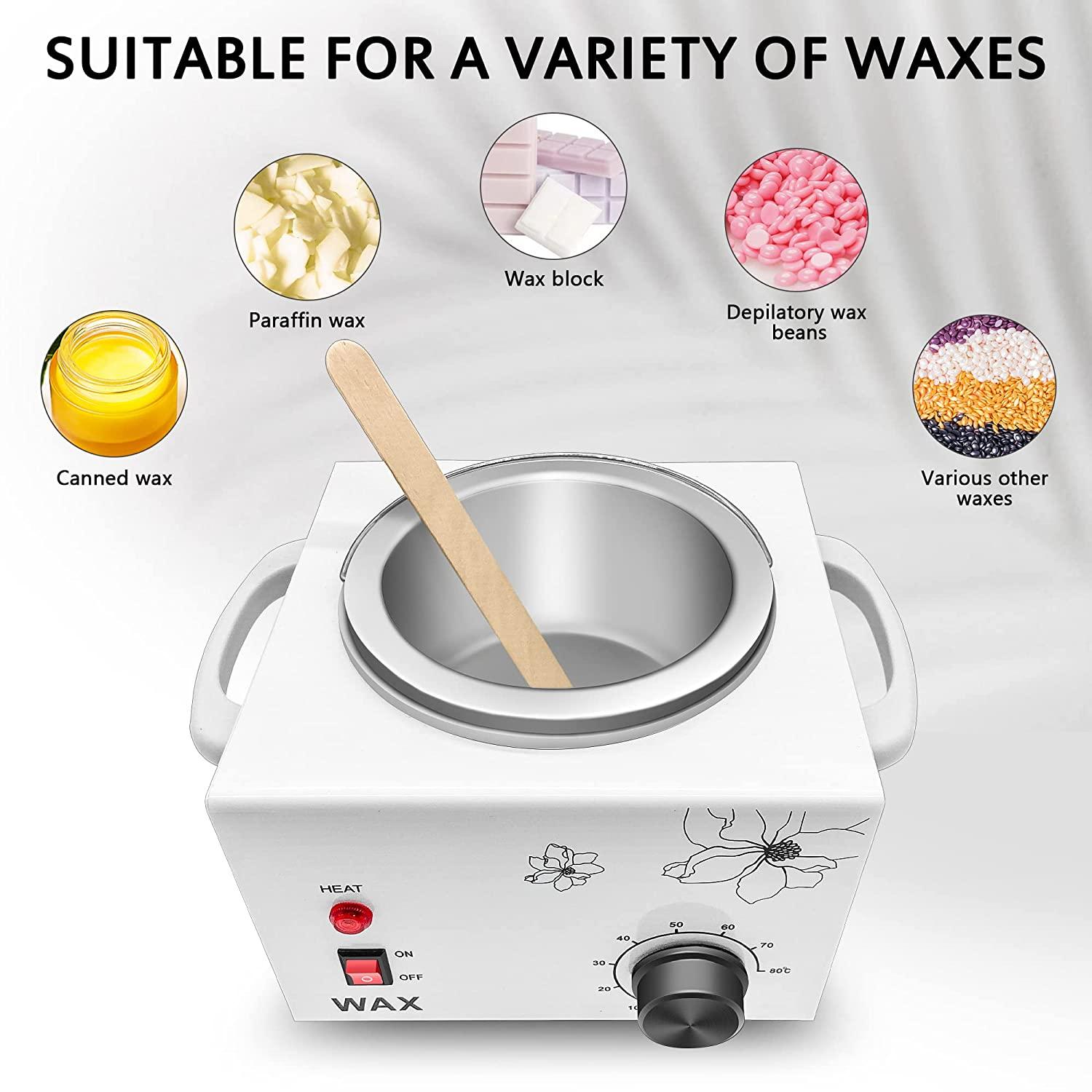 Professional Electric Wax Heater for Hair Removal - Large Pot Paraffin ...