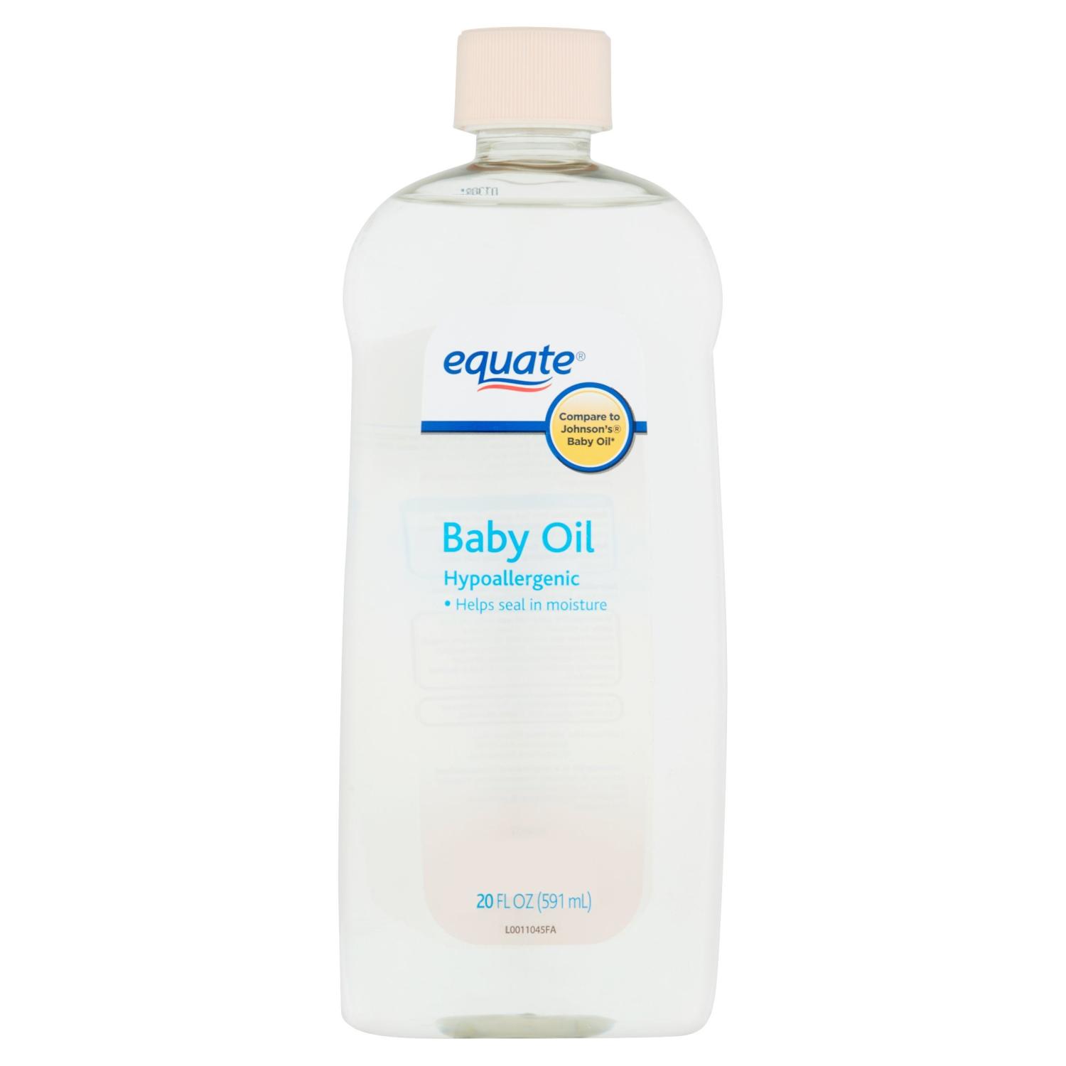 Equate Baby Oil 20 fl oz - Non-Greasy Moisturizer for Soft and Smooth ...