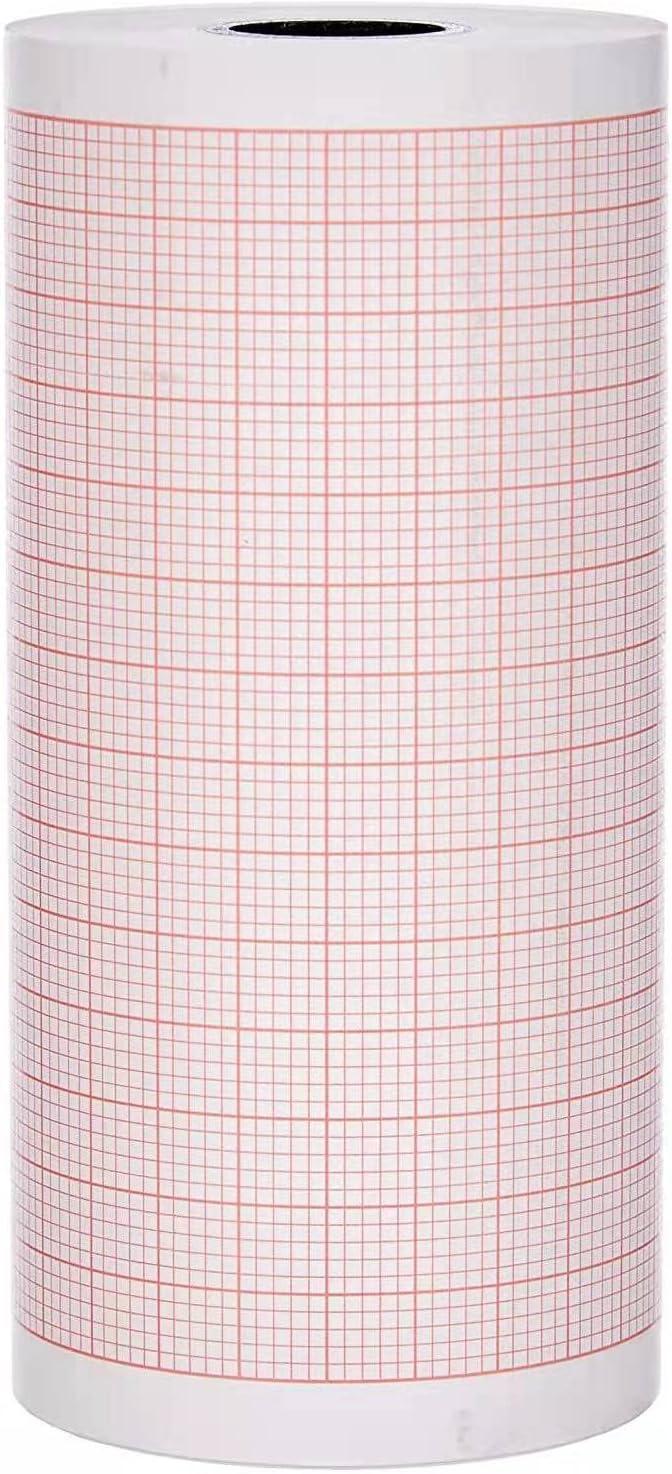 LongTeco ECG Paper EKG Paper 80mm x 20m Premium Thermal Recording Paper ...