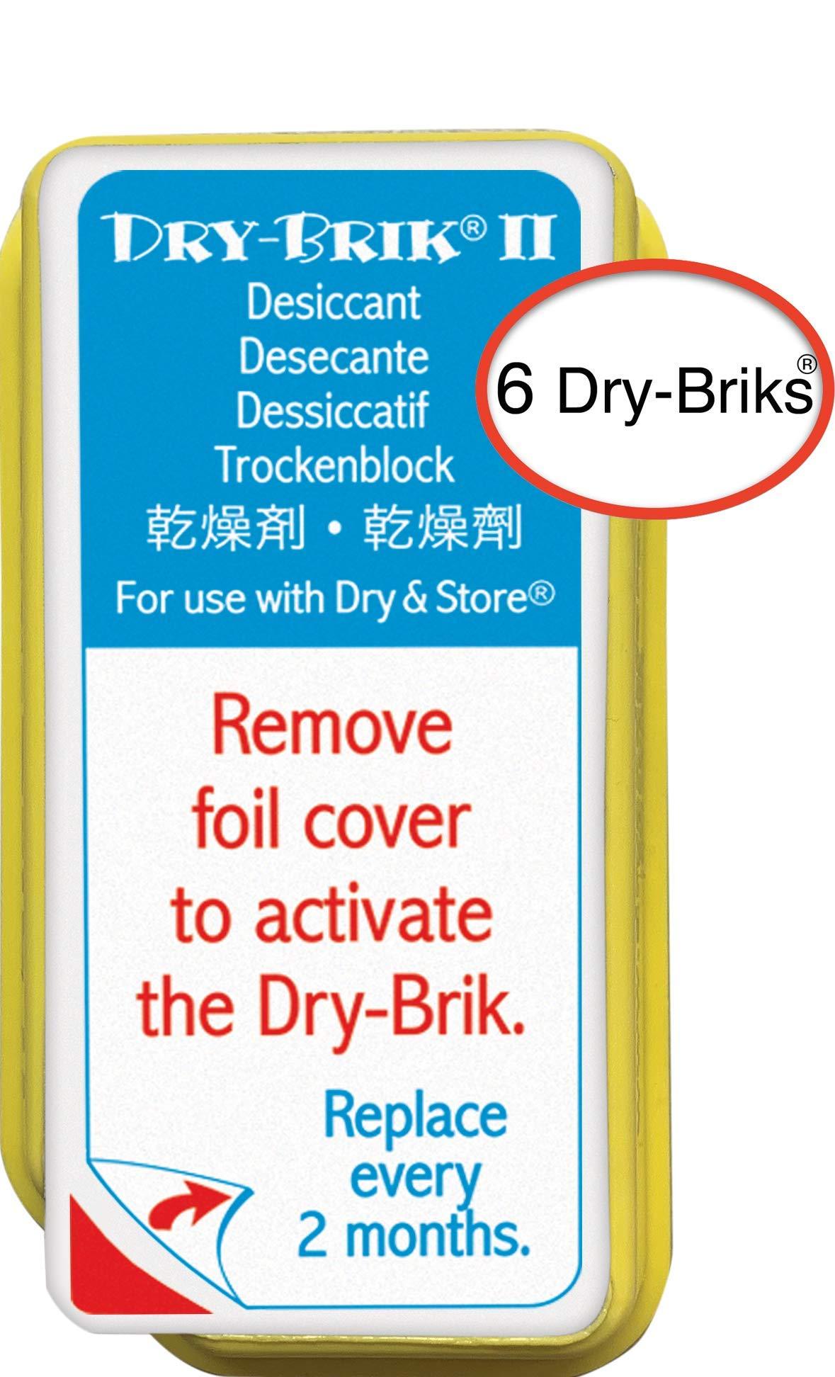 Dry & Store Dry-Brik II Desiccant Blocks - 6 Blocks (2 Packs ...