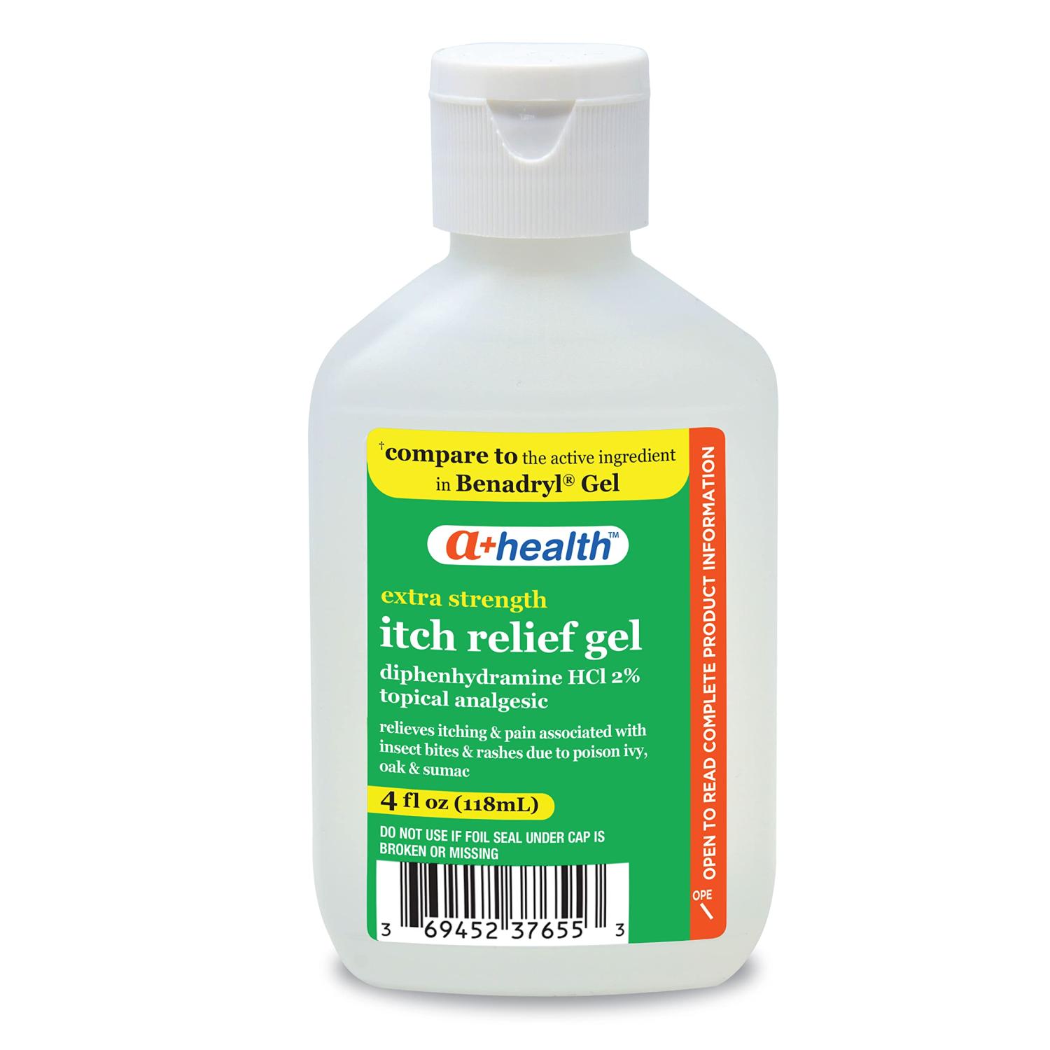 Extra Strength Itch Relief Gel | 2% Diphenhydramine HCl Topical ...