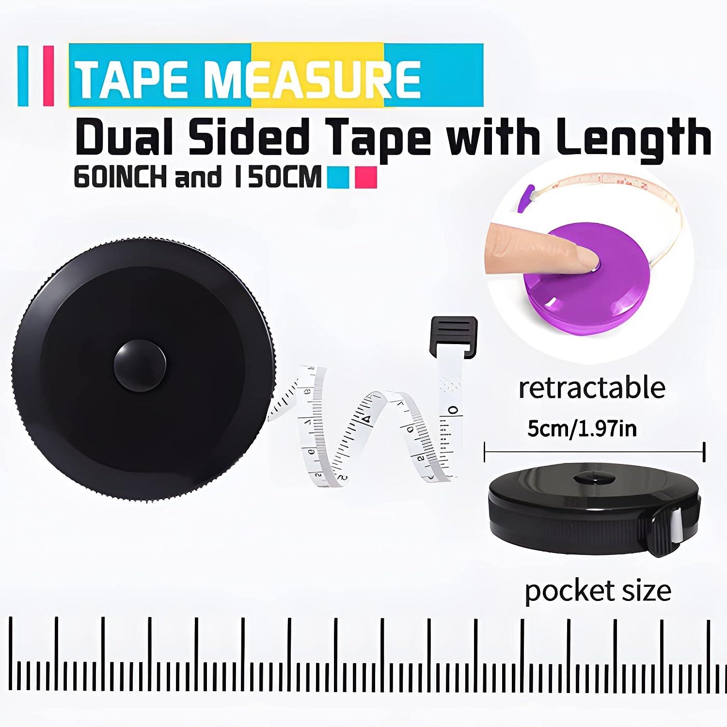 60-inch Retractable Measuring Tape for Body Sewing Craft Cloth Fabric ...