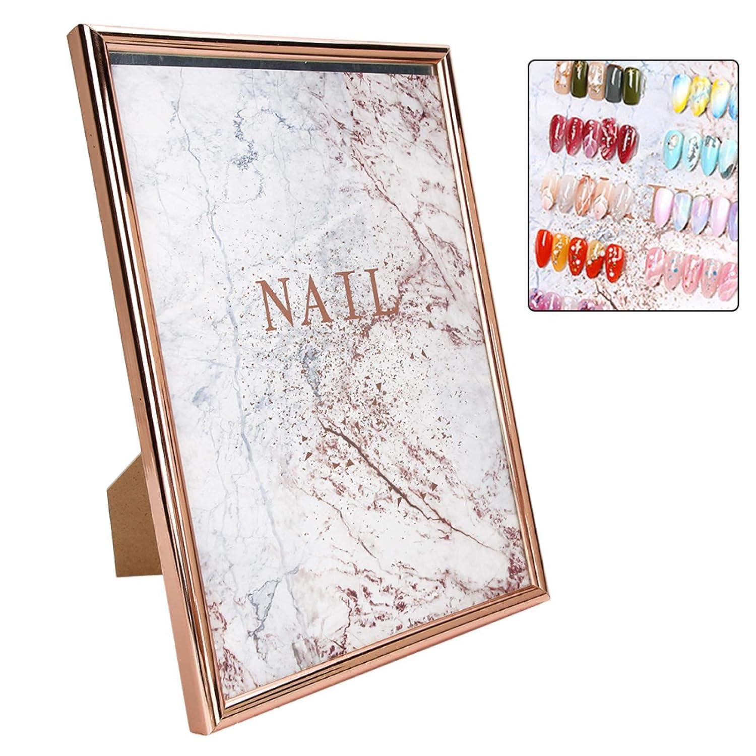 Nail Art Color Chart Display Board - Durable PSD Glass Nail Tip Display ...
