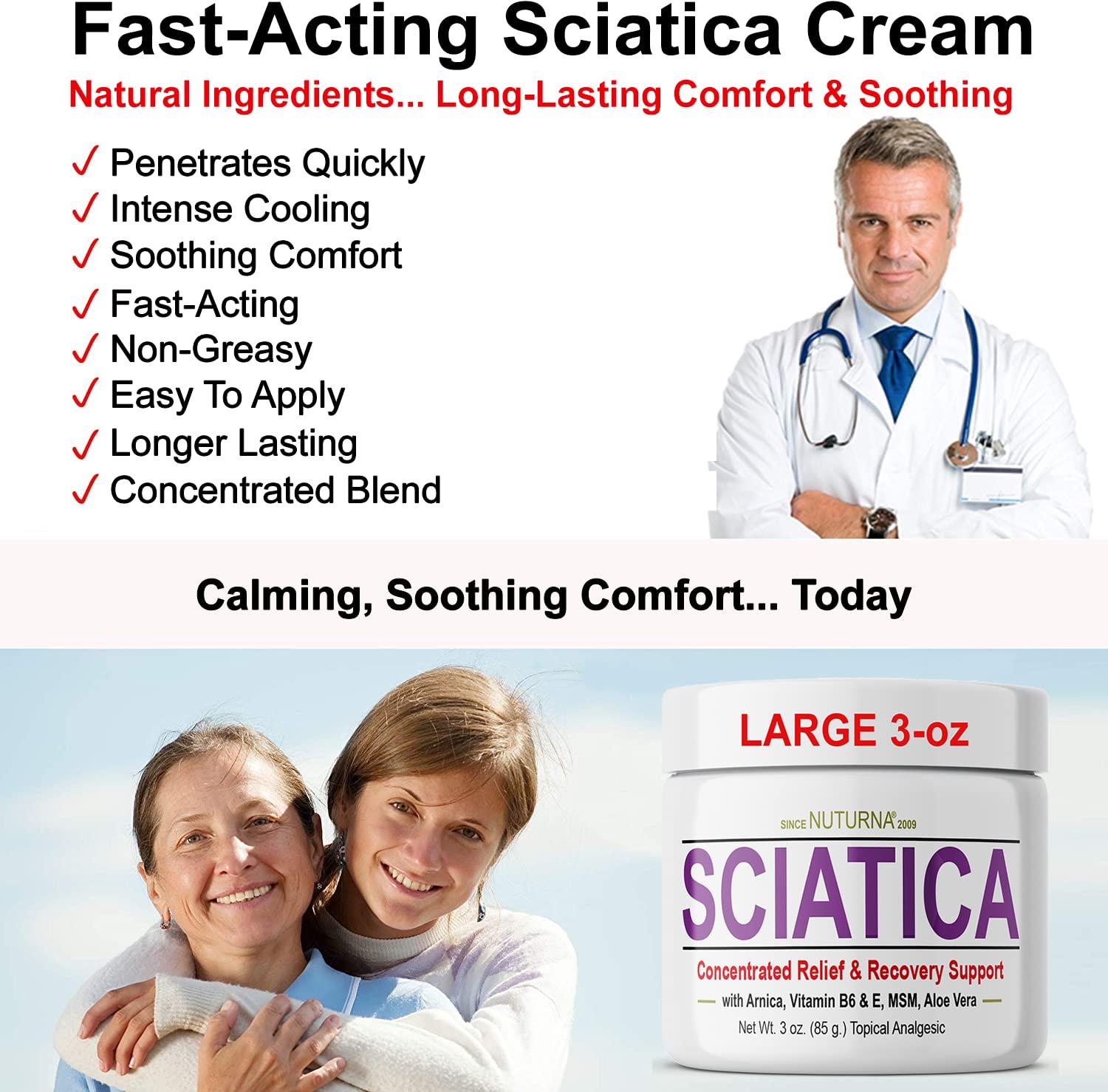 Sciatica Nerve Cream - Maximum Strength Relief for Feet, Hands, Legs ...
