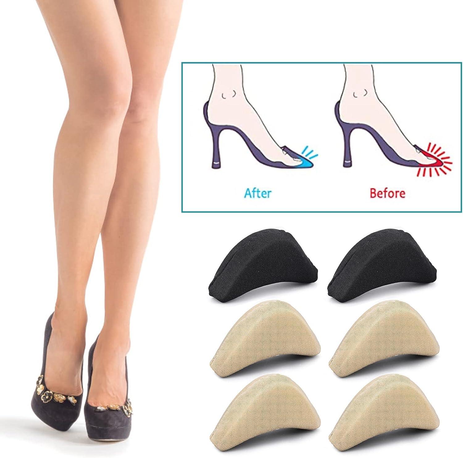 WLLHYF Soft Sponge Adjustable Shoe Filler Big Toe Plug Foot Brace Pads ...