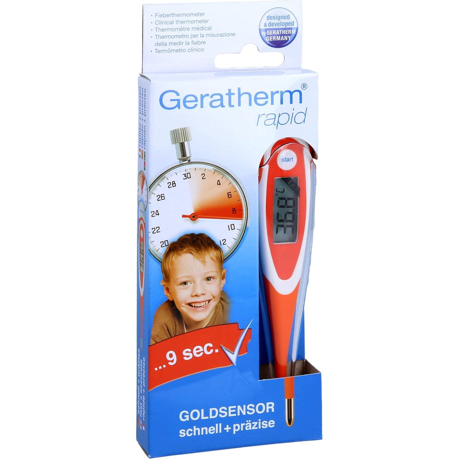 Buy GERATHERM Rapid Digital Fever Thermometer - Accurate Fast ...