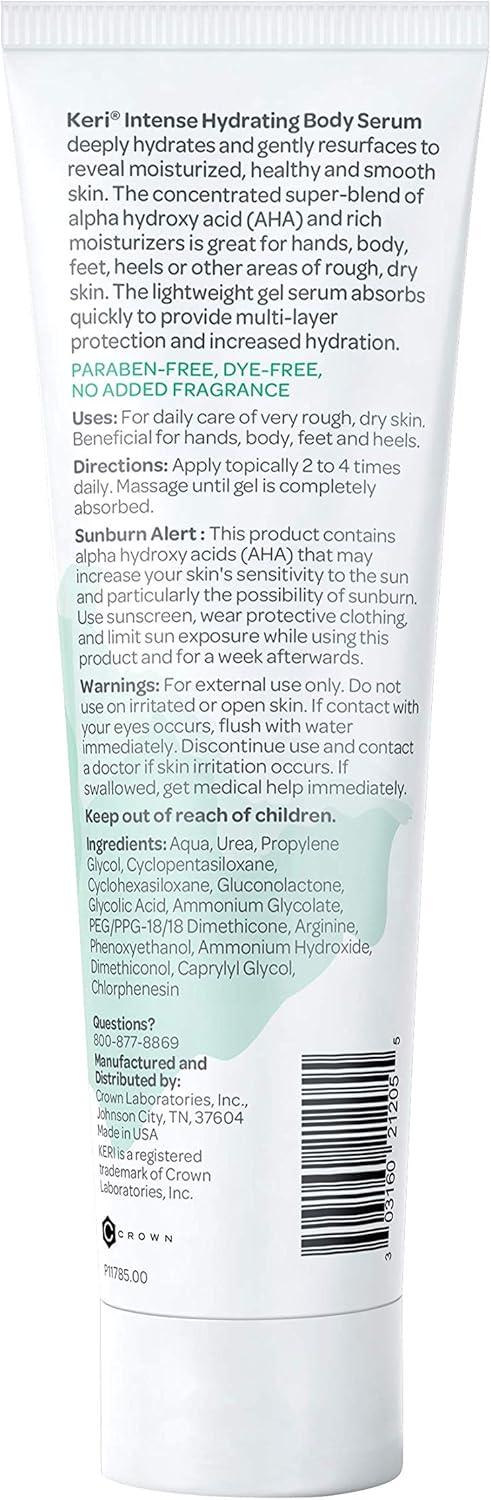 Keri Clinical Care Intense Hydrating Body Serum Gel - 4 oz | Best ...