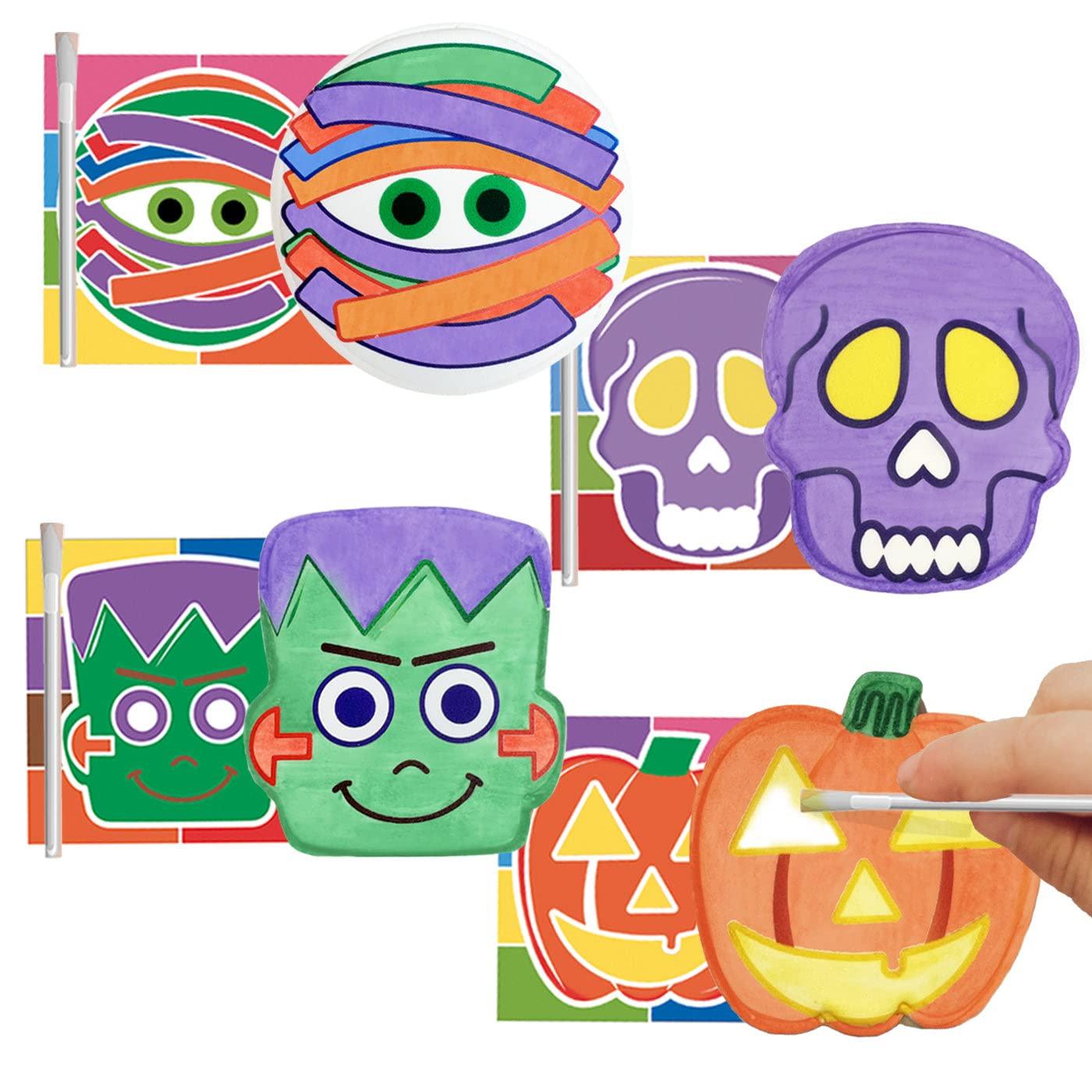 Halloween Paint Your Own Cookie Kit - Vanilla Recipe - 16 Individually ...