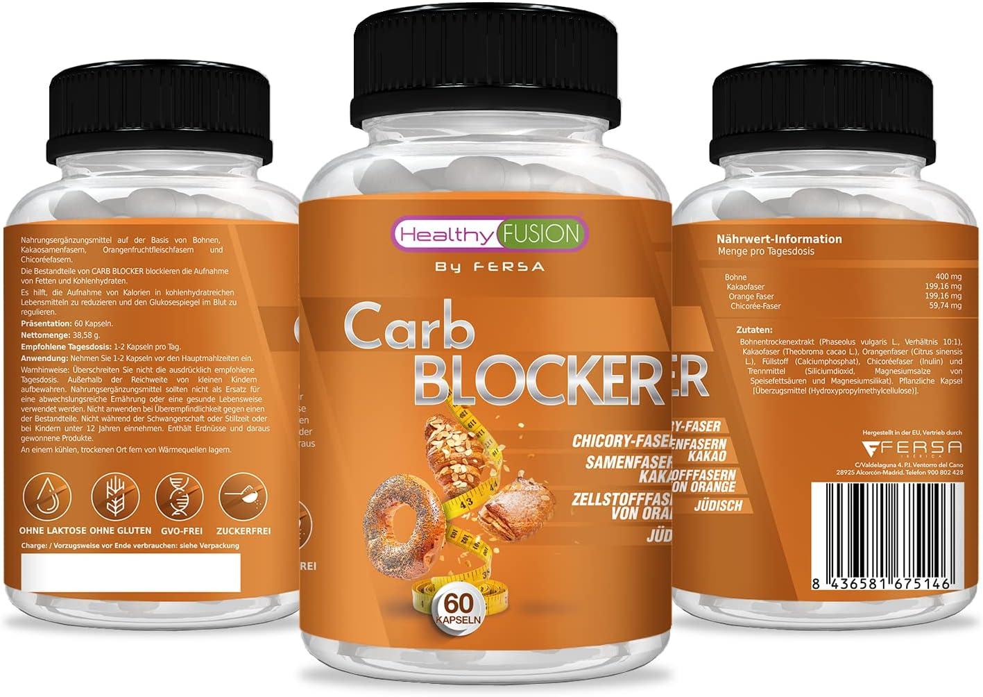 Healthy Fusion Fat & Carb Blockers | Slimming Formula with Sugarlock ...