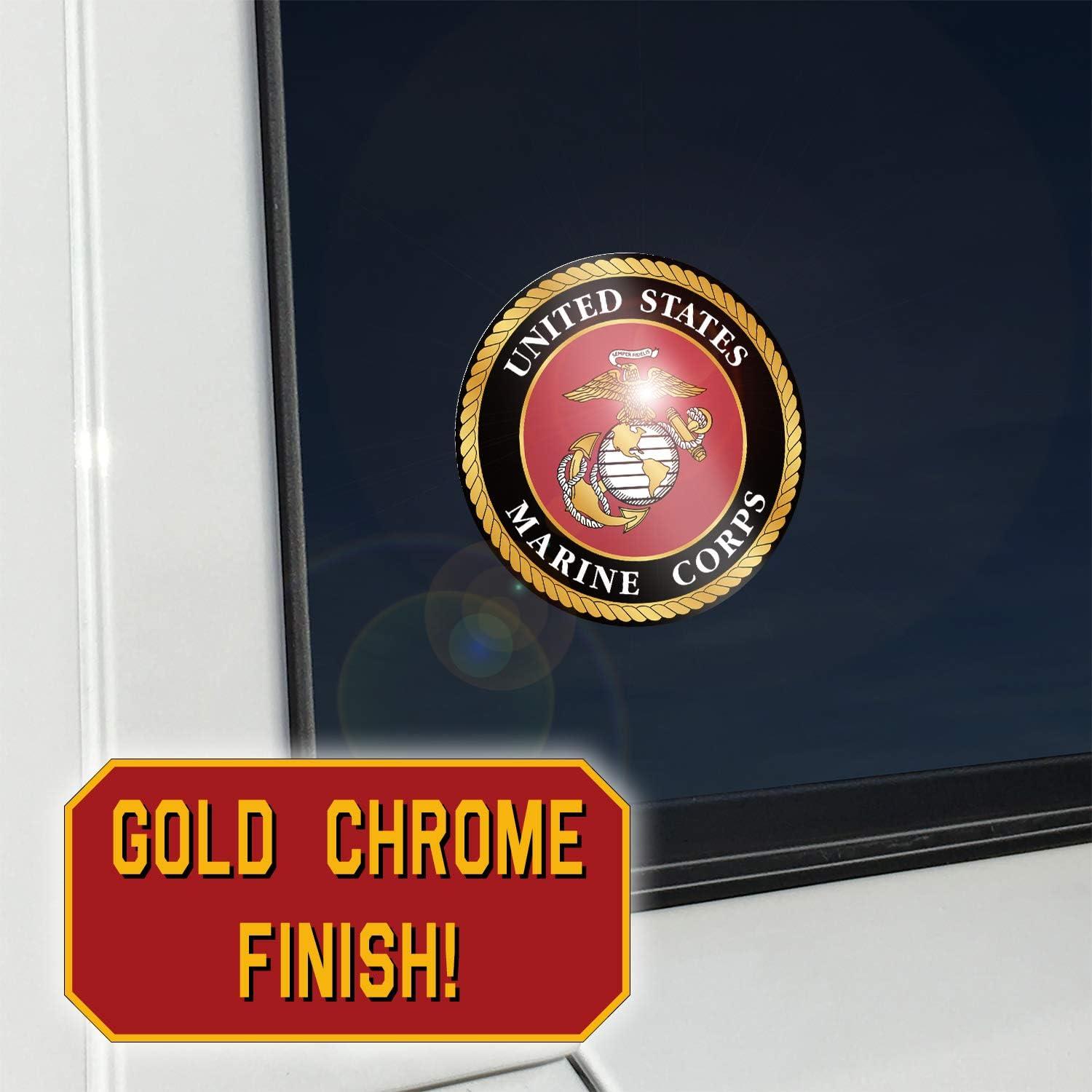 U.S. Marine Corps Decals - 4 Piece Officially Licensed Military ...