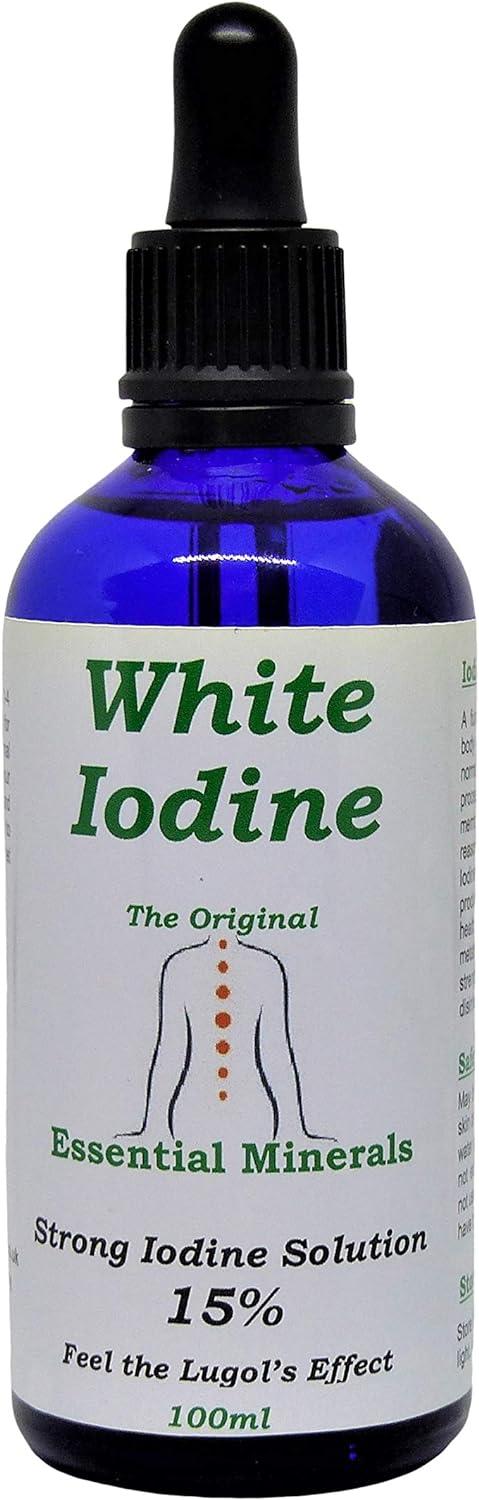 100ml 15% White Iodine - Decolourised- Clear Solution - Maximum ...
