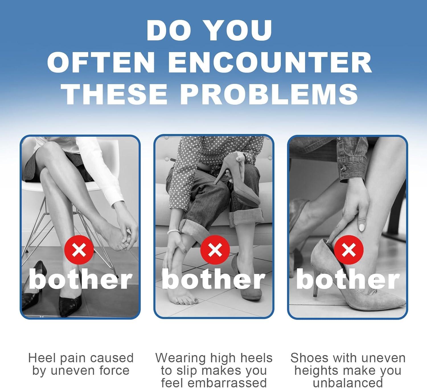 High Heel Protectors - 10 Pairs Non-Slip Replacement Caps & Covers for ...