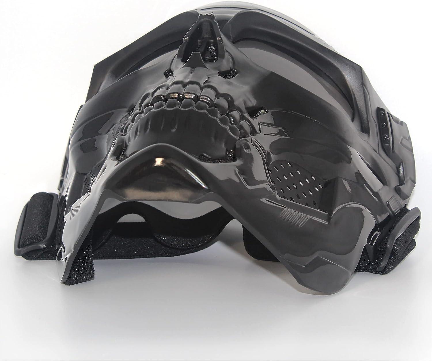 Full Face Tactical Skull Mask for CS Games & Cosplay - Black | Buy Now ...