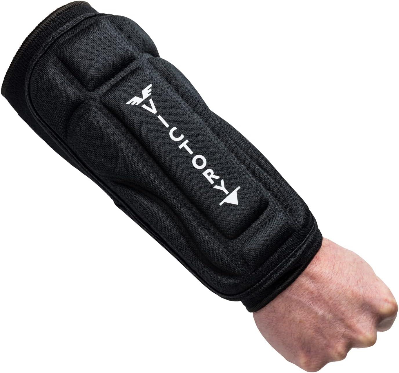 Martial Arts Forearm Armor Guards - MMA Padded Arm Sleeves | Medium ...