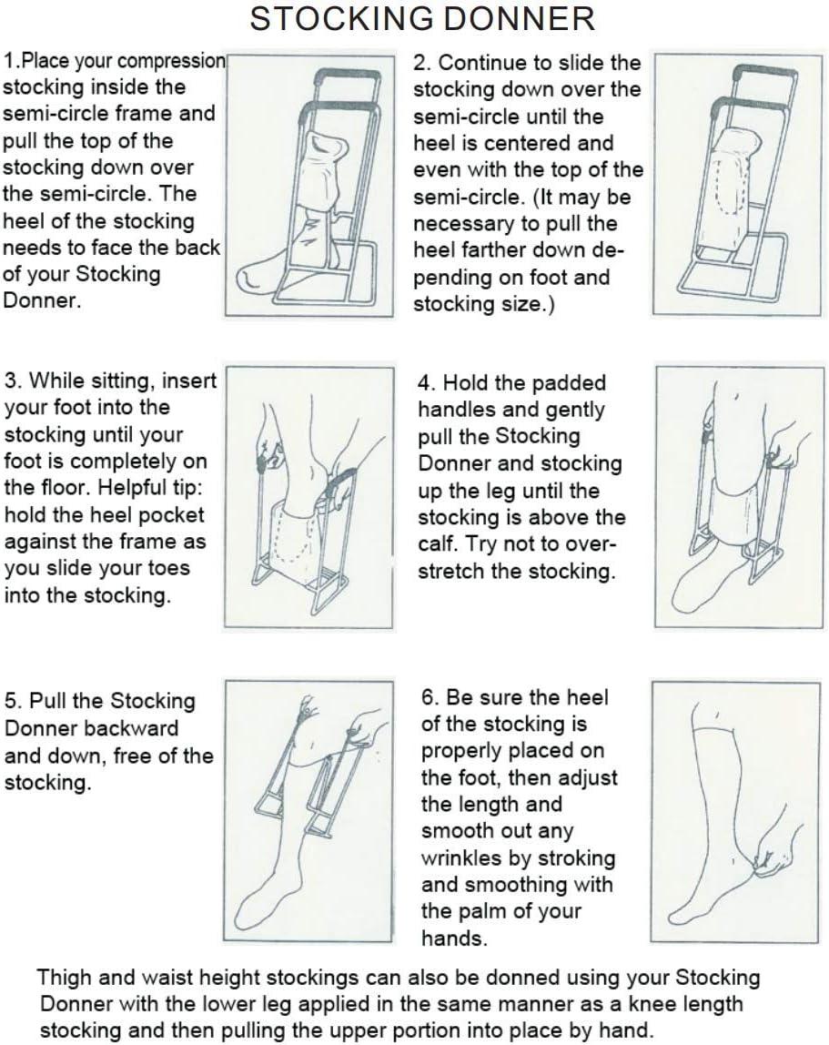 YPCBYNBS Stocking Donner Sock Aid - Easy Grip Foam Handles - Small ...