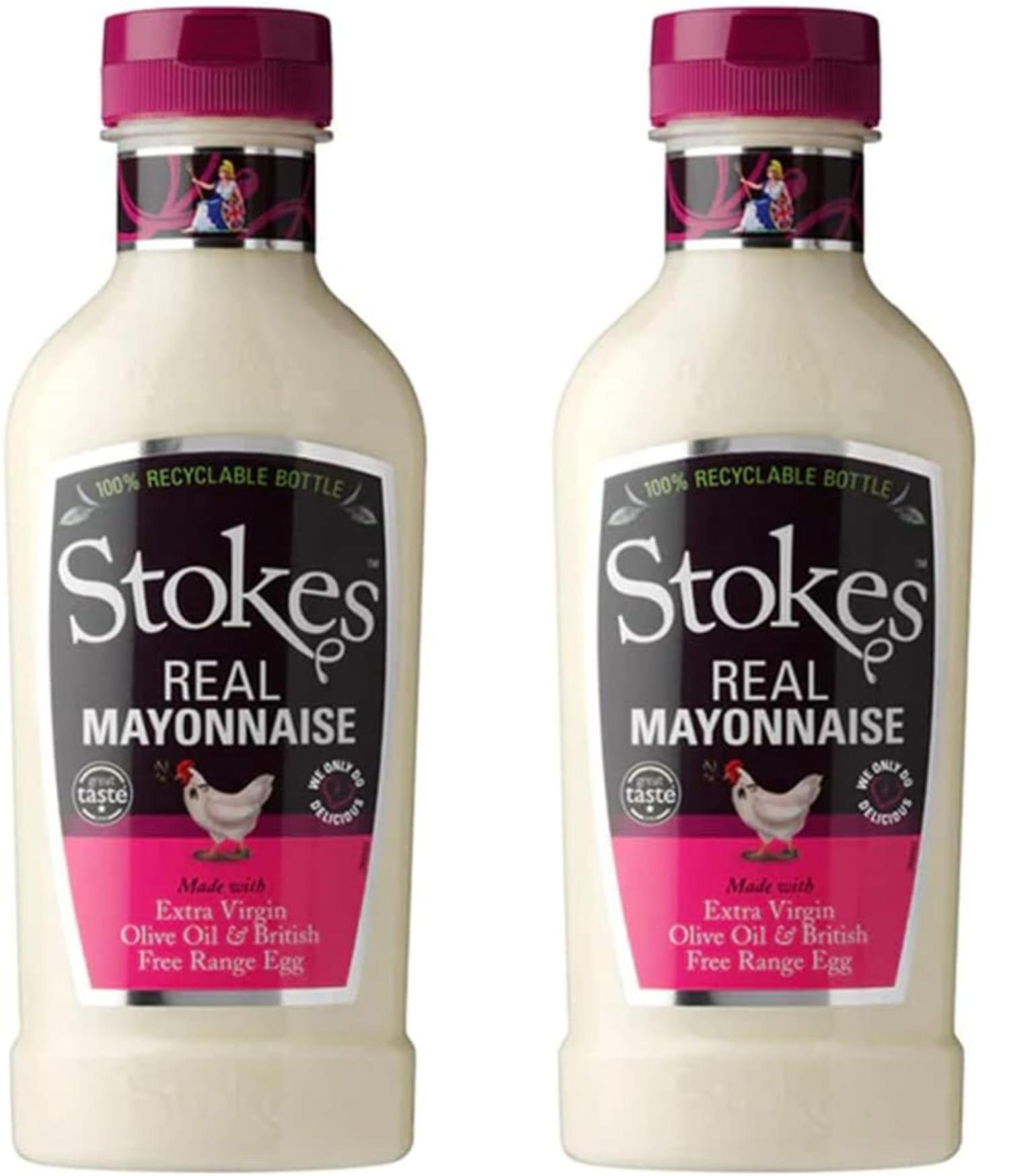 Stokes Real Mayonnaise 420g Bottles (Pack of 2) Squeezy Containers ...