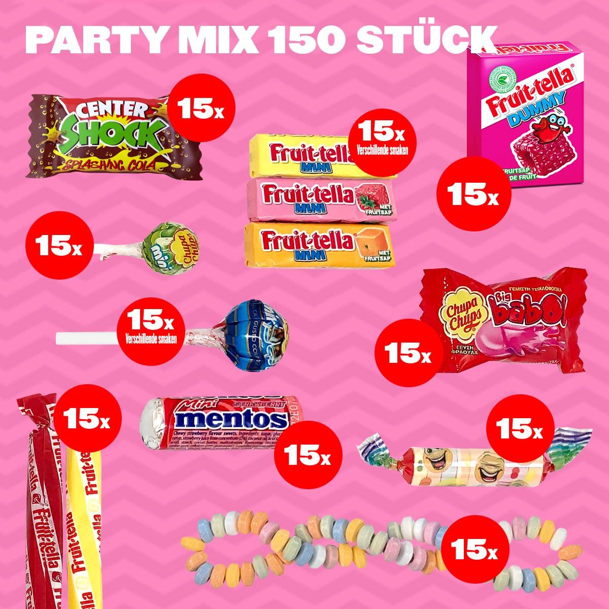 Chupa Chups Children Sweets Mix - 150-Piece Lollies Chewing Gums ...