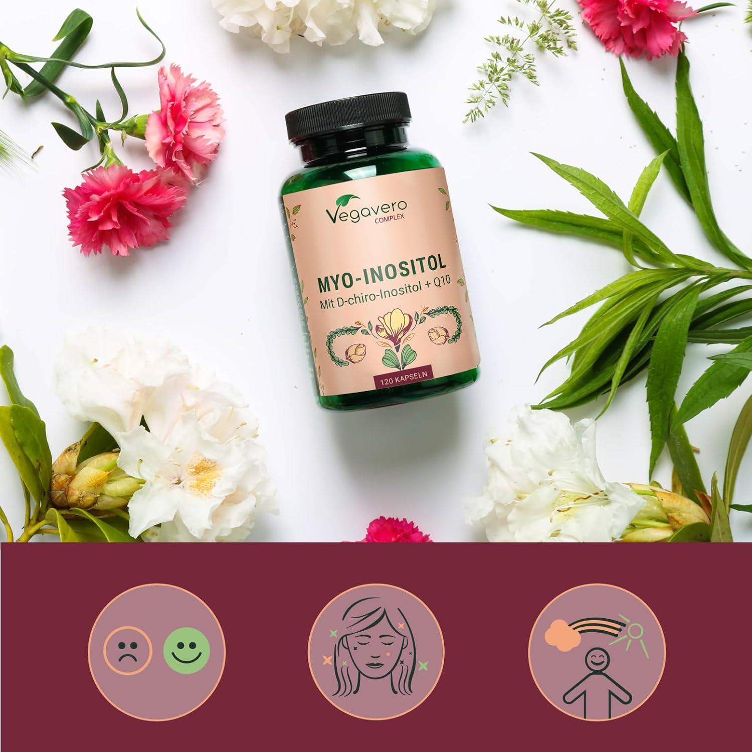 Inositol Complex Vegavero | Myo-Inositol & D Chiro-Inositol for PCOS ...