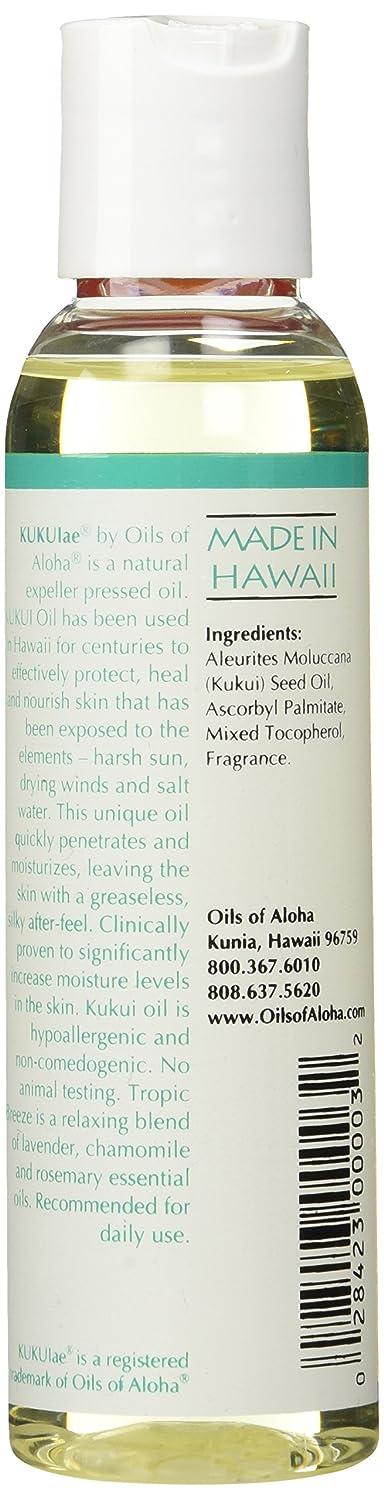 Oils of Aloha Hawaii Kukui Nut Oil with Tropic Breeze Fragrance 4 oz ...