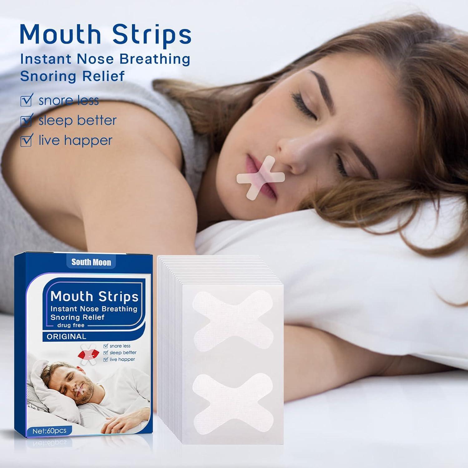 Mouth Tape for Sleeping - 120 PCS Medical-Grade Sleep-Closing Stickers ...