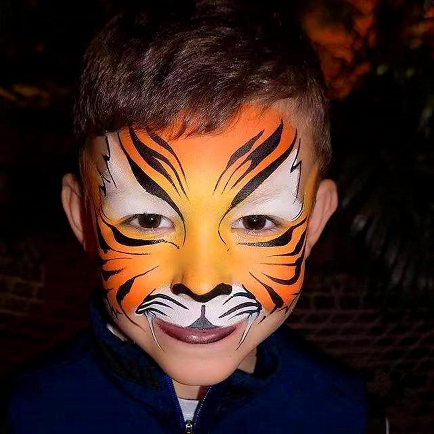tiger makeup boy