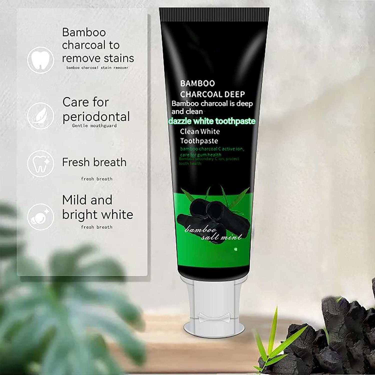 Yanjiayi Bamboo Charcoal Deep Toothpaste - Activated Charcoal for ...