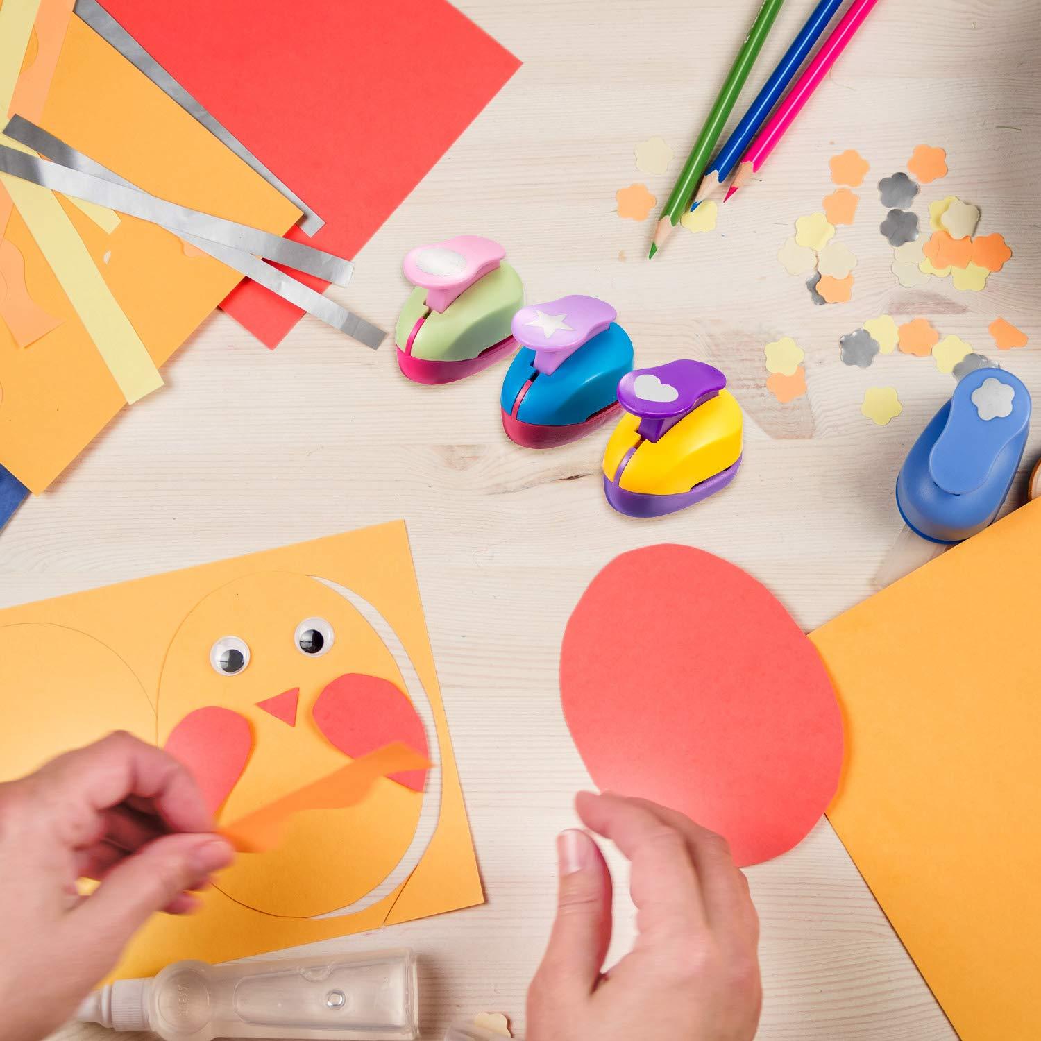 Craft Holes Punch 1 Inch Paper Punchers Scrapbook Punches with Craft ...