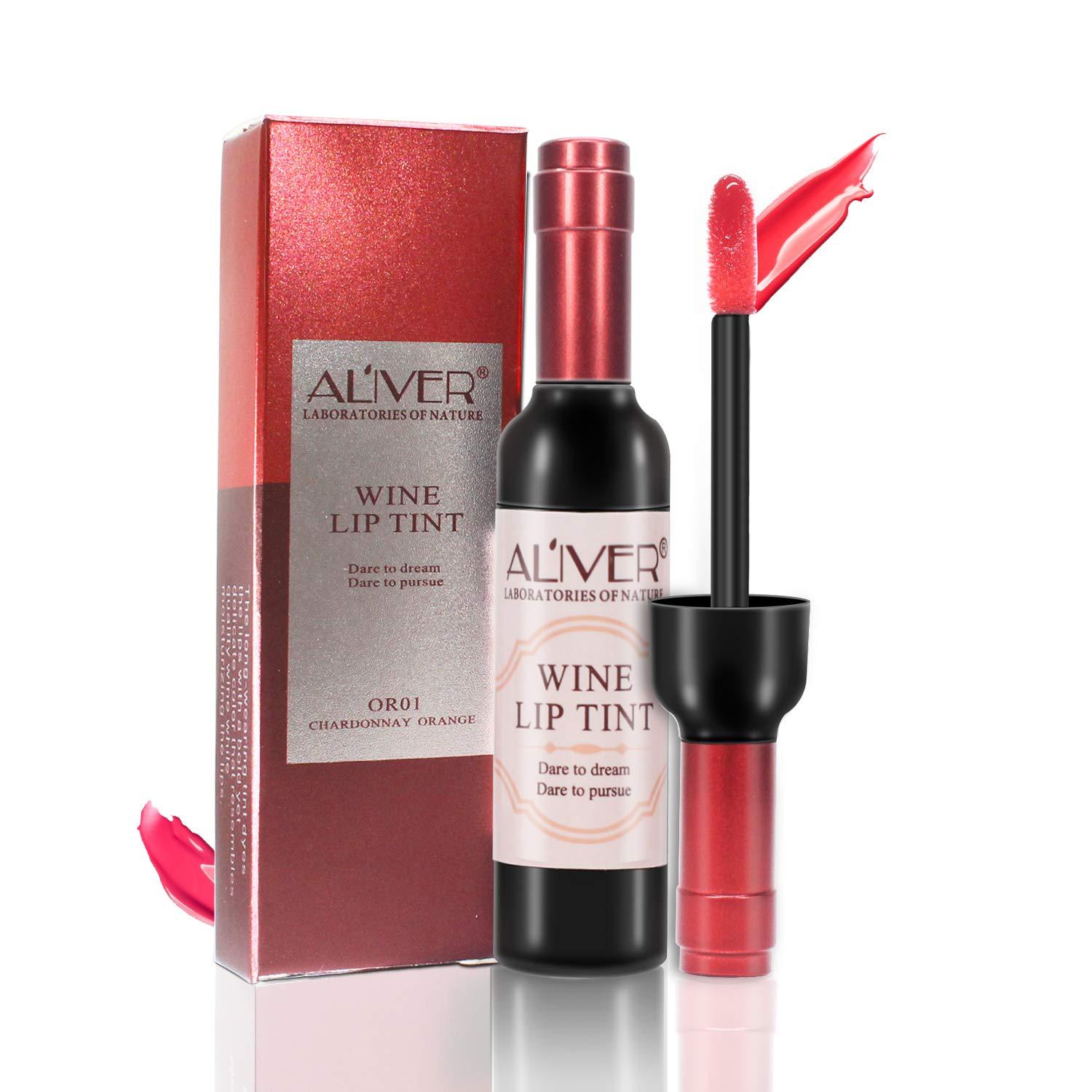 Ahu 6 Color Lip stains set, Lip Gloss Wine Lipstick Matte Long Lasting ...