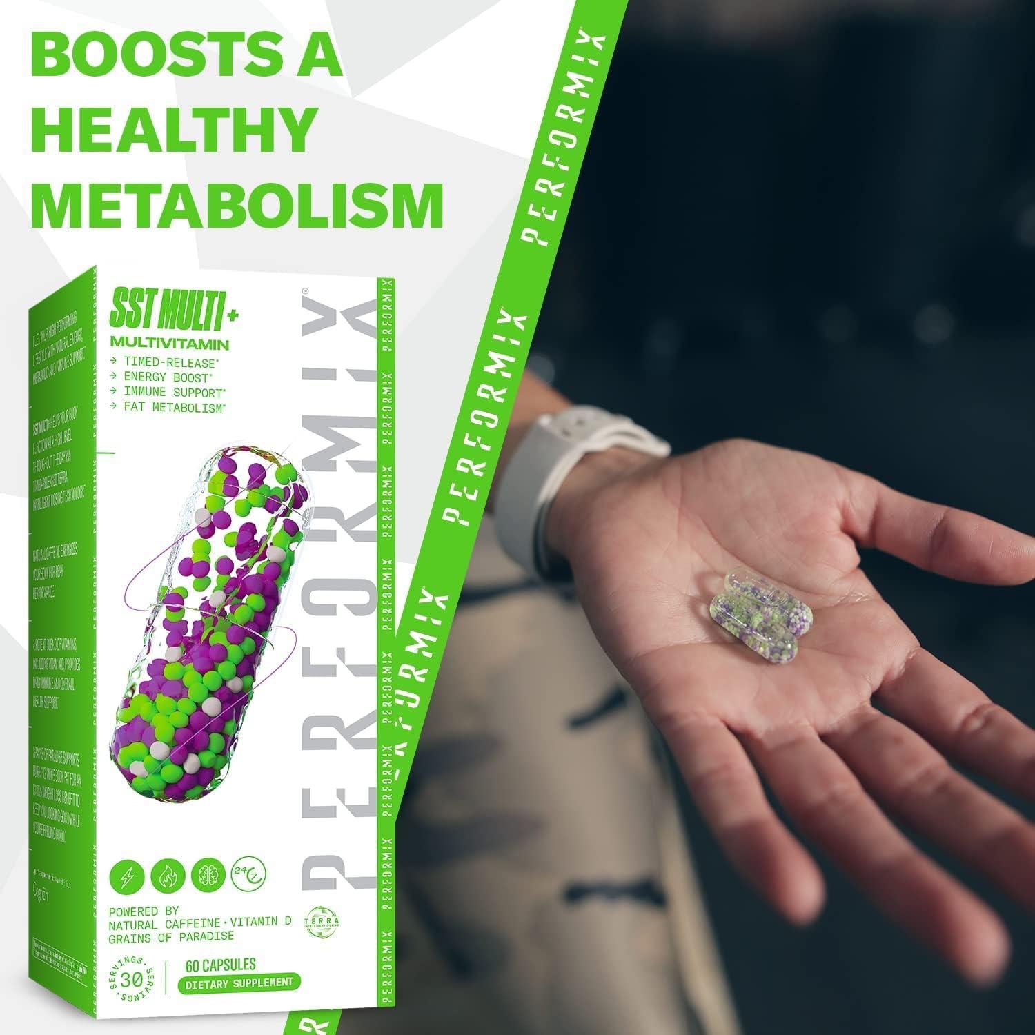 PERFORMIX SST Multi+ 120 Ct - Natural Energy Boost Multivitamin with ...