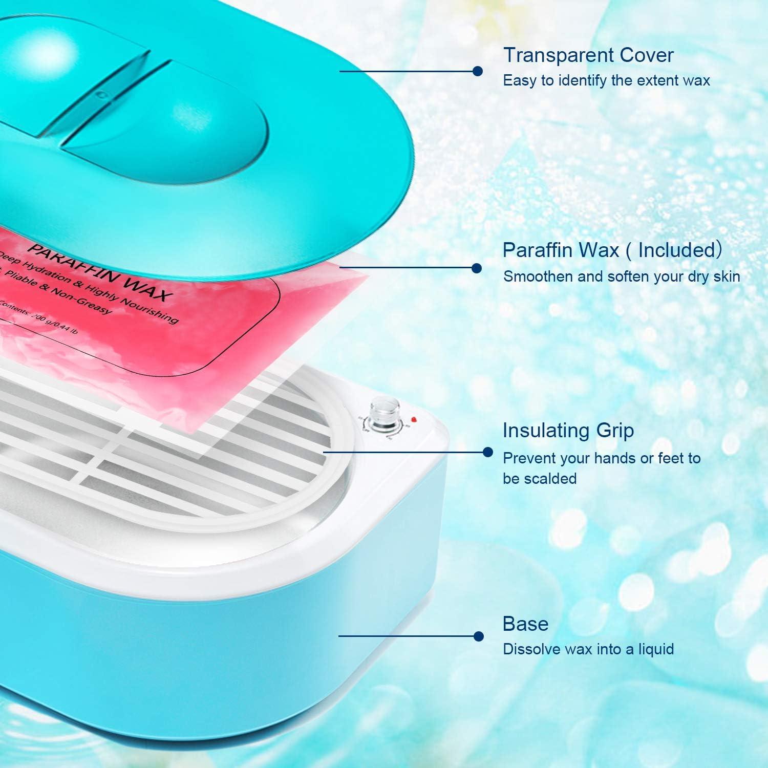 YAOBLUESEA Paraffin Bath for Hands and Feet Professional Kit - Quick ...
