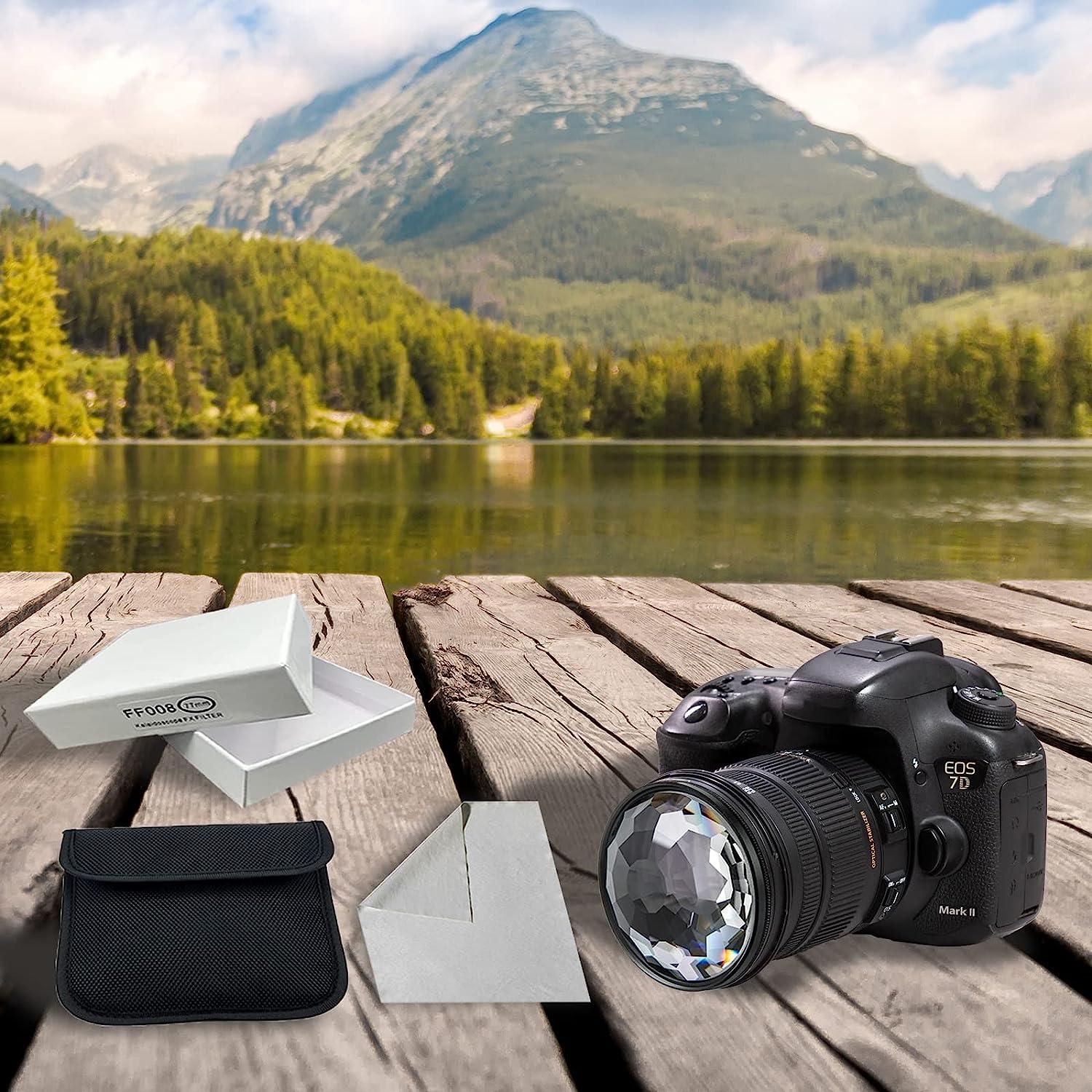 Kaleidoscope Glass Prism Camera Filter 77MM | Prismatic Effect for DSLR ...