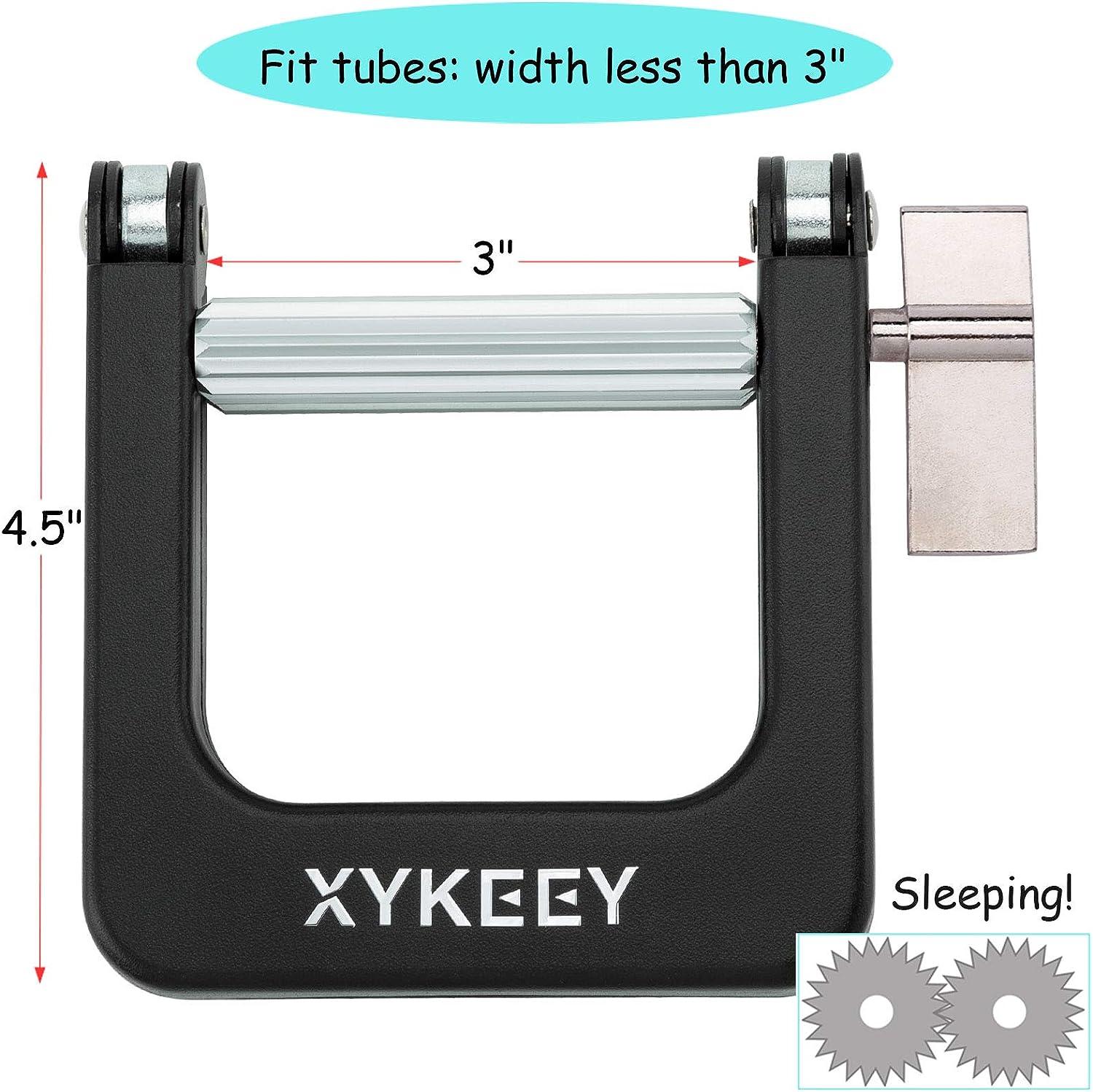 Xykeey Black Metal Tube Squeezer & Winder for Toothpaste, Paint ...