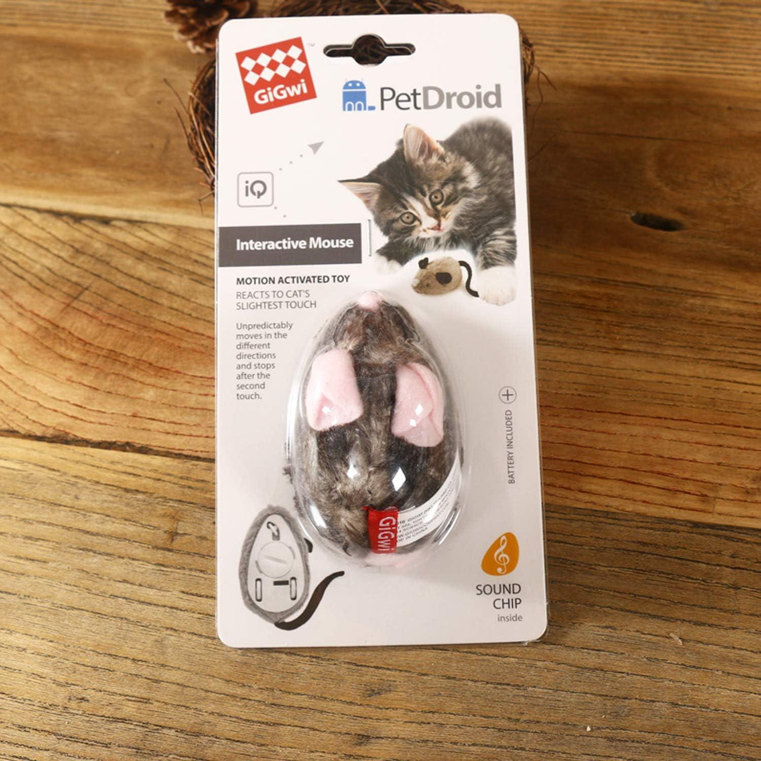 Vealind Automatic Movable Mouse Toy for Cats | Interactive Cat Toy with ...