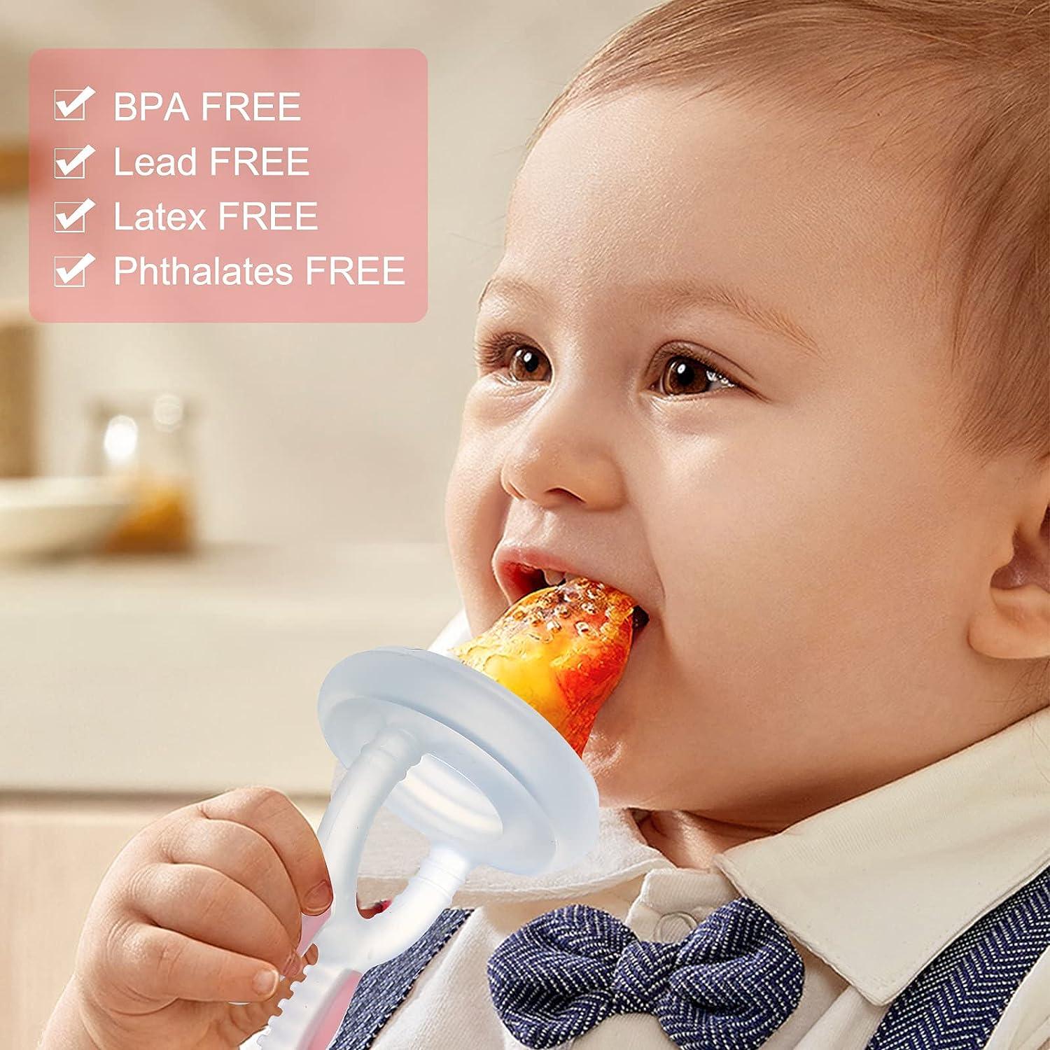 Foxin Baby Fruit Food Feeder Pacifier | Silicone Teether & Feeder for ...