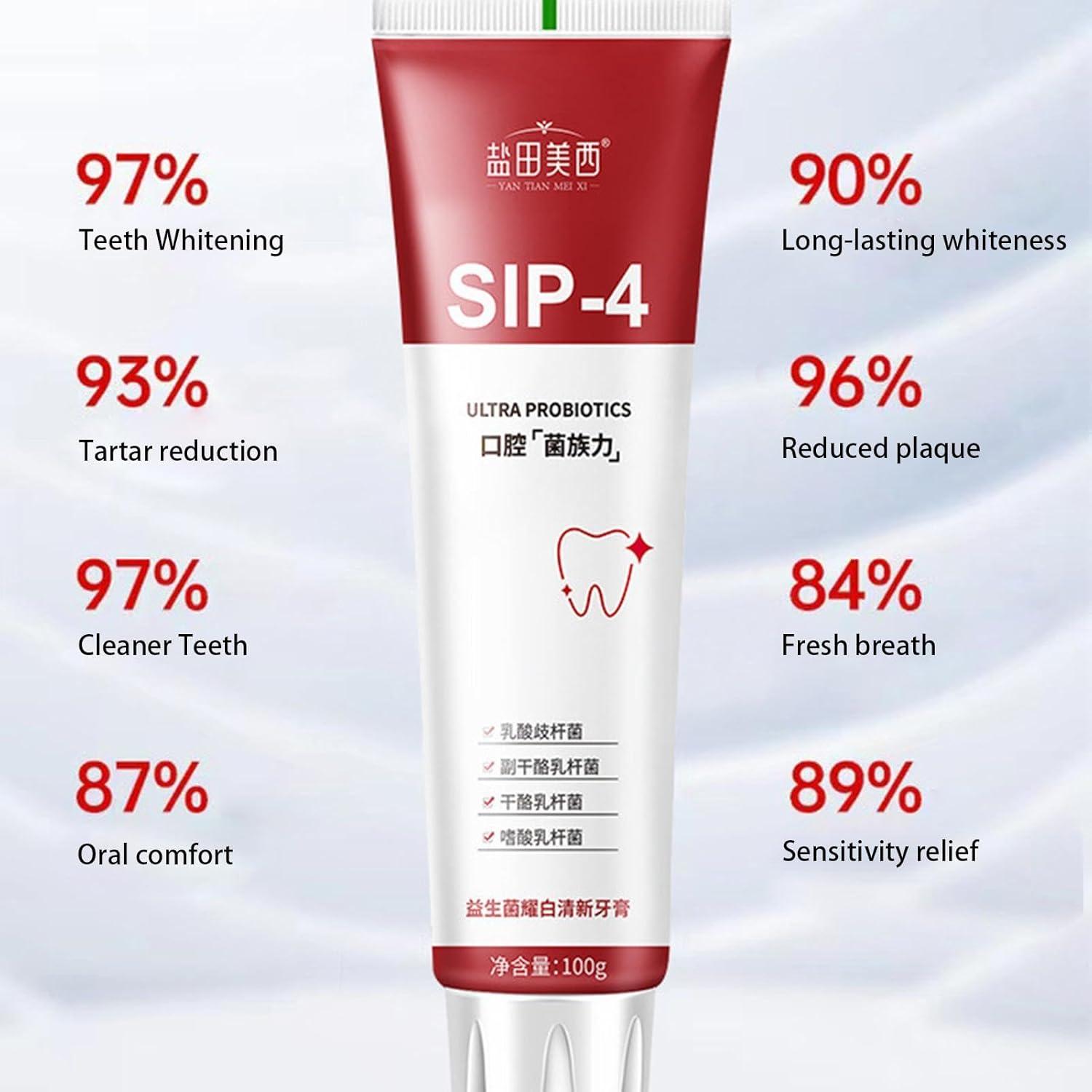 Yayashi SP-4 Probiotics Toothpaste 100g | Brightening & Stain Removal ...