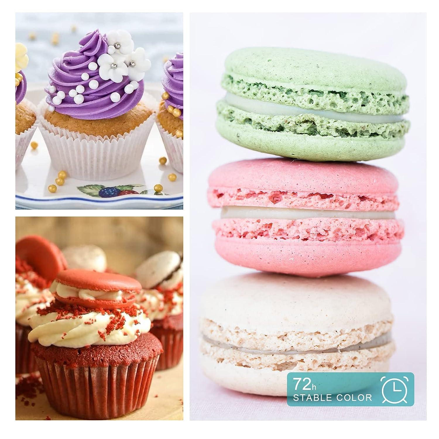Food Colouring – Food Colours Set For Cakes Baking, Biscuits, Macaroon ...