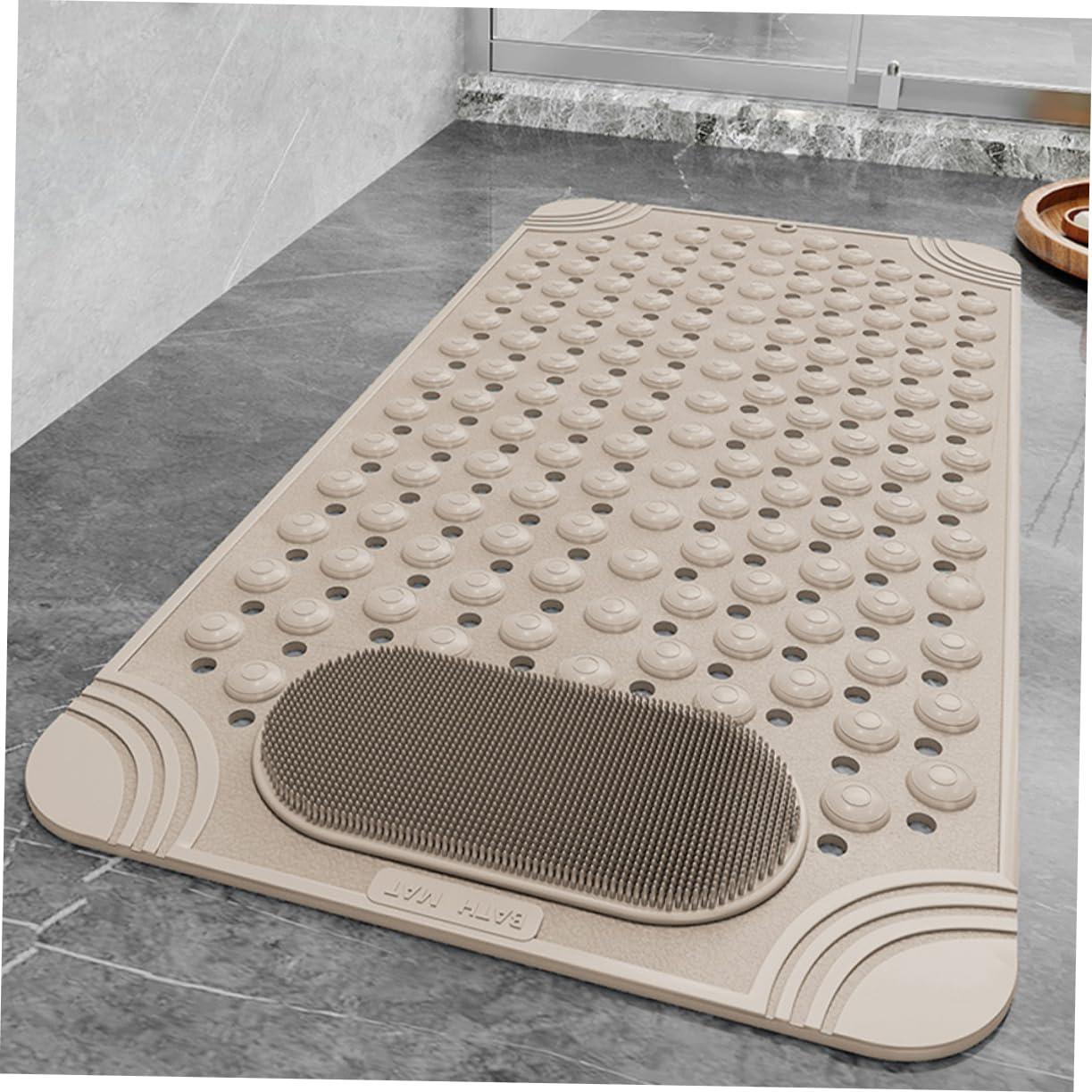 UKcooco Foot Scrubbing Mat Ultimate Shower Foot Massage & Cleaner with ...