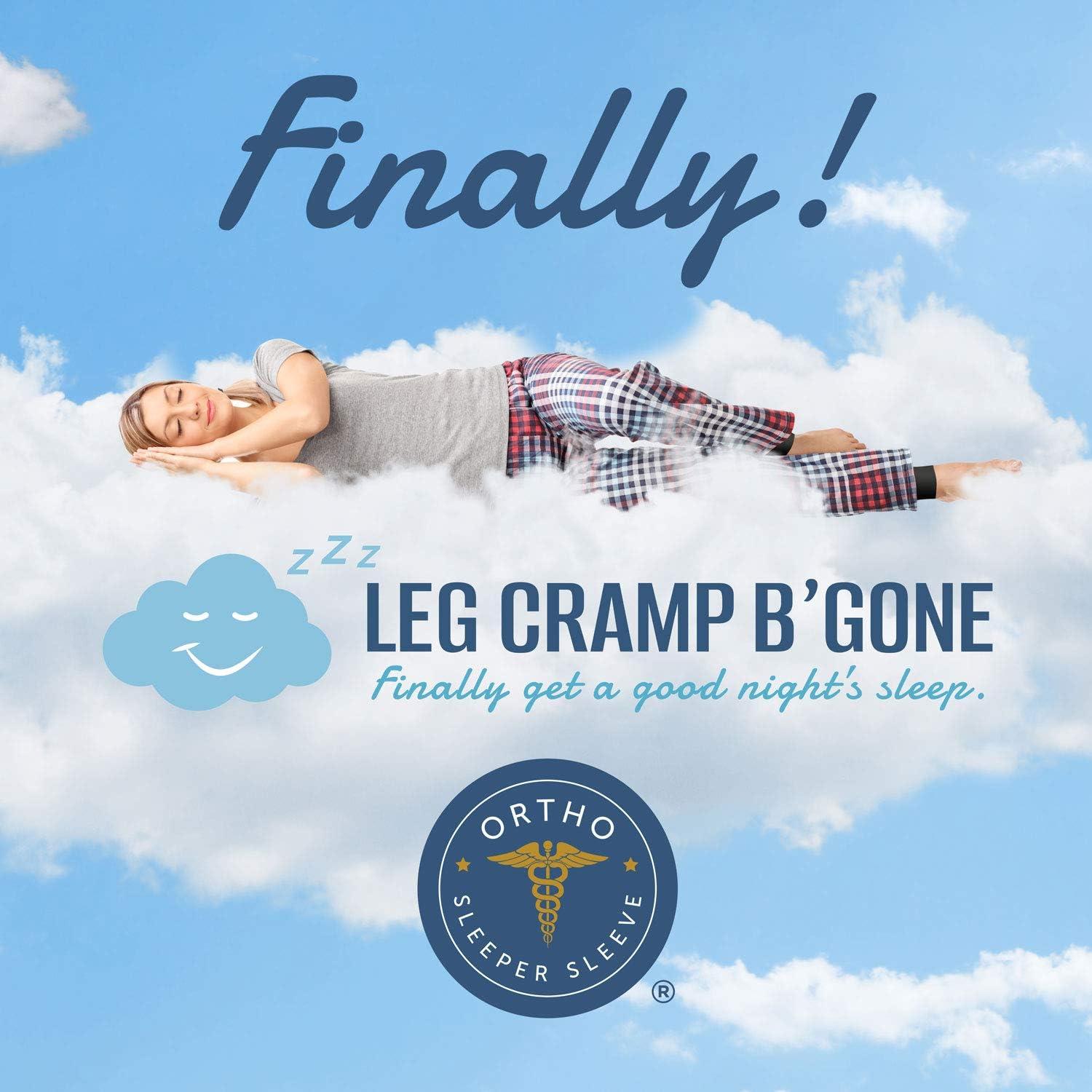 Sleeper Sleeves for Night Leg and Foot Cramp Relief - Easy On Easy Off ...