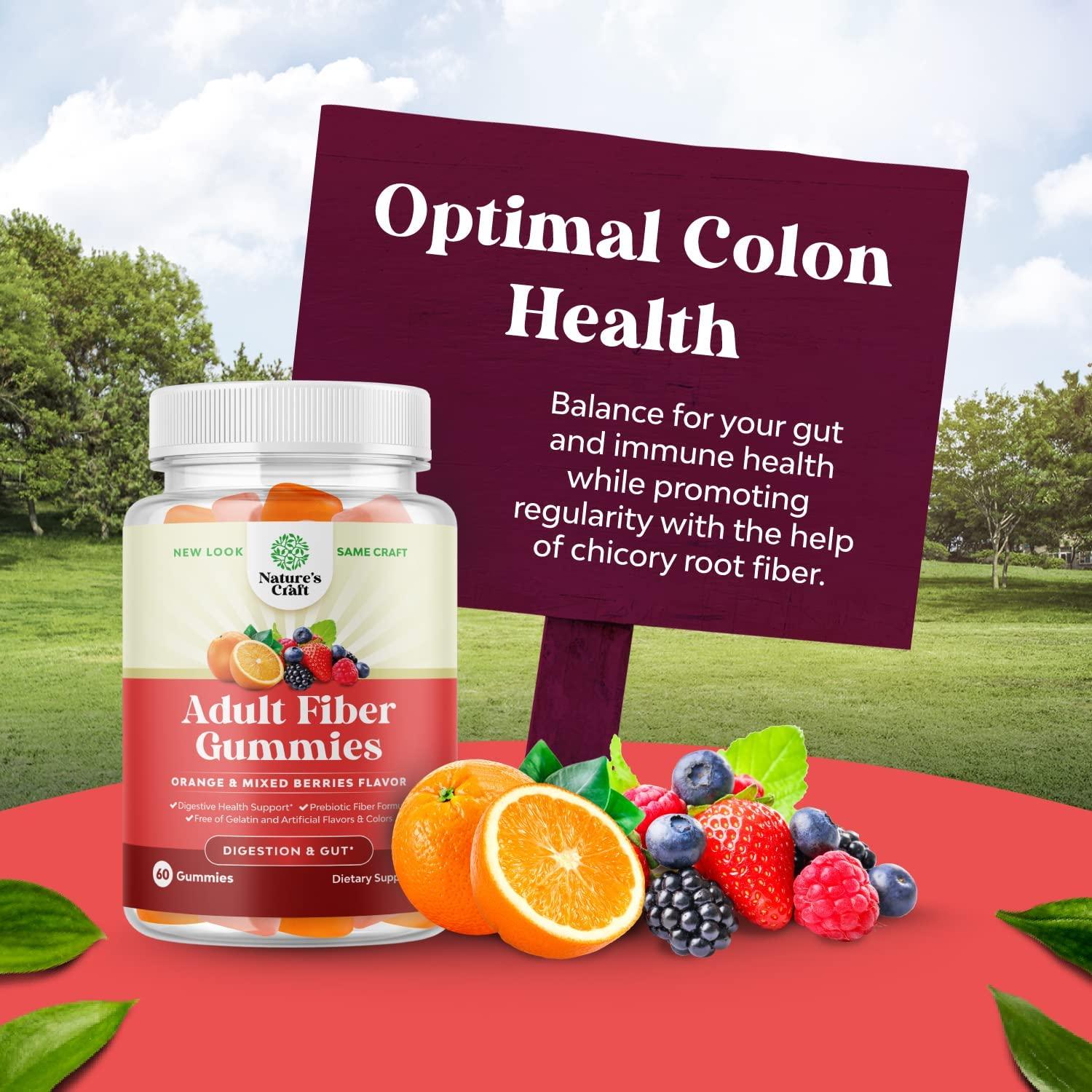 Halal Fiber Gummies for Adults - Colon Health & Digestive Support ...
